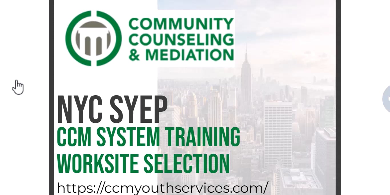 CCM Participant Portal Training