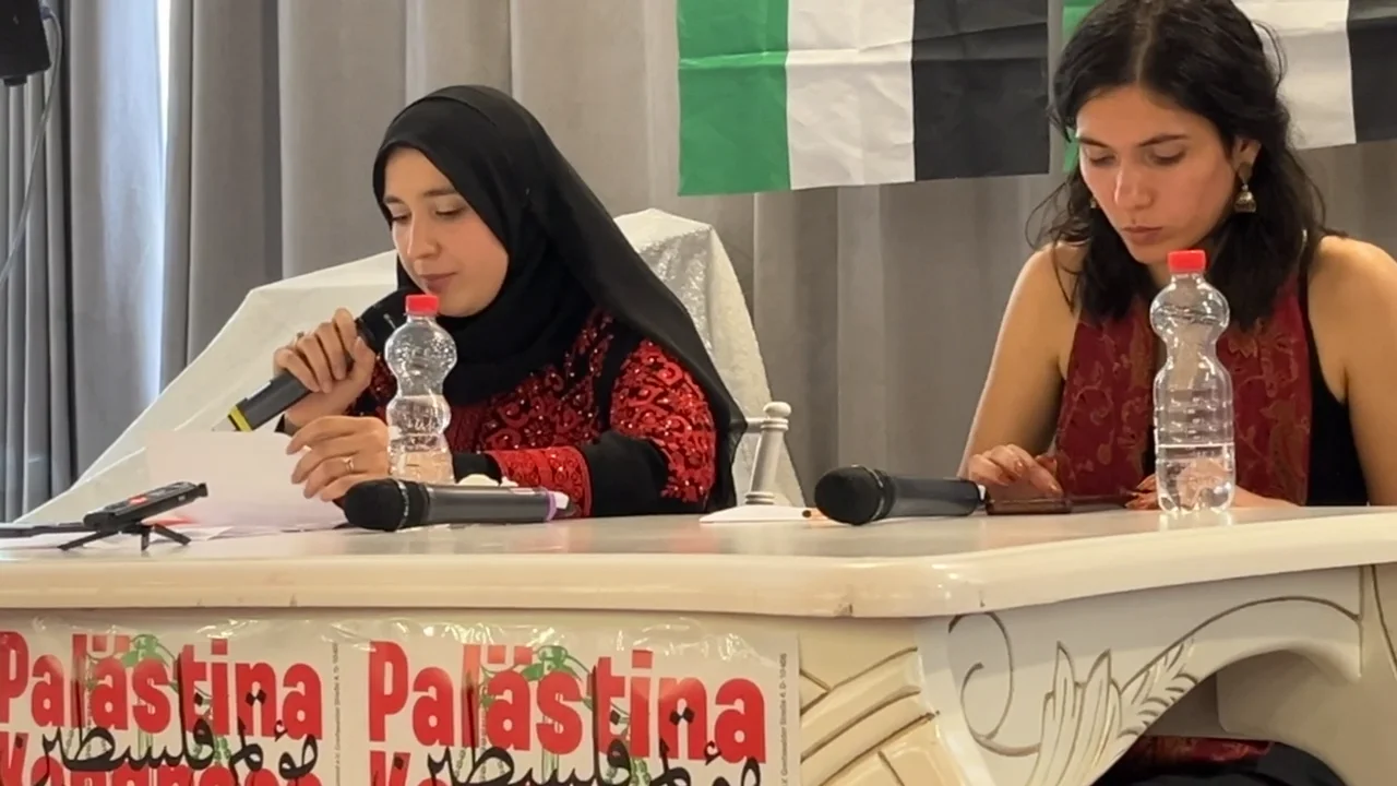 1. Palestinian-American Hebh Jamal speaks at Palestine Conference in ...