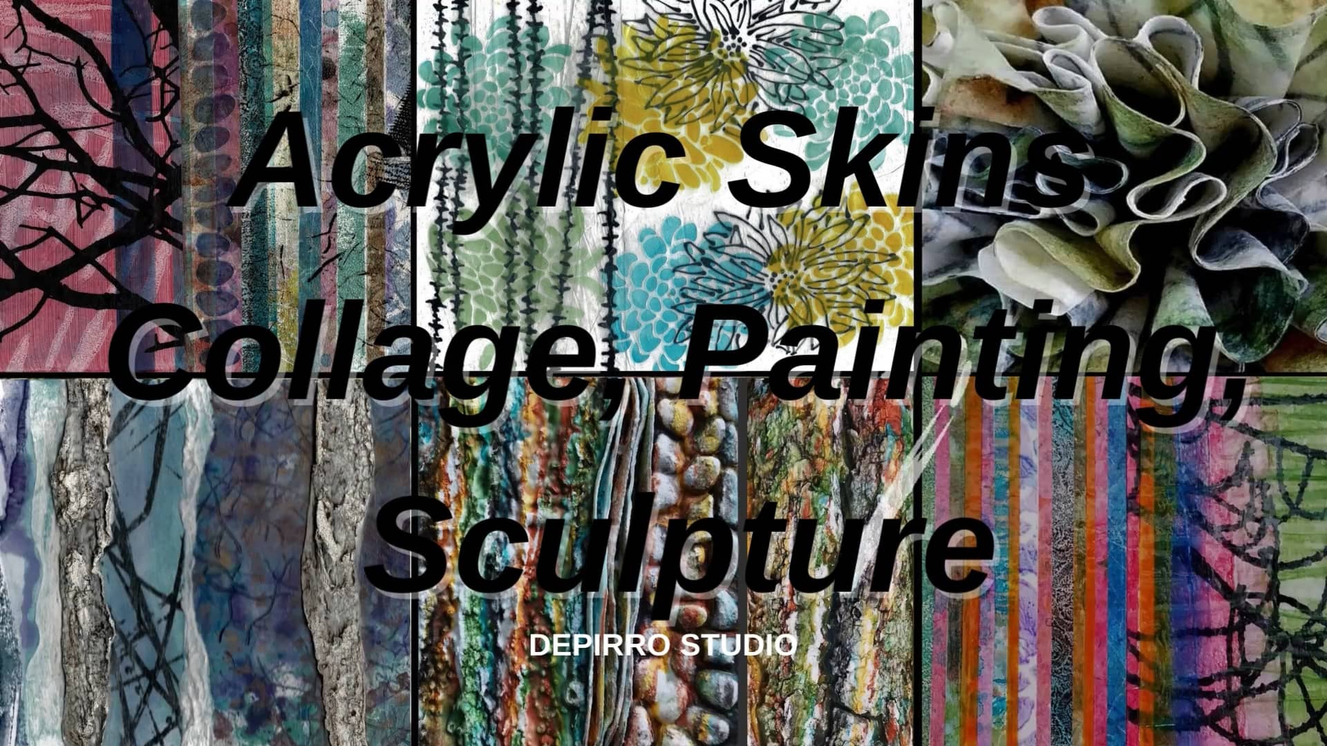 Acrylic Skins For Collage, Painting & Sculpture on Vimeo