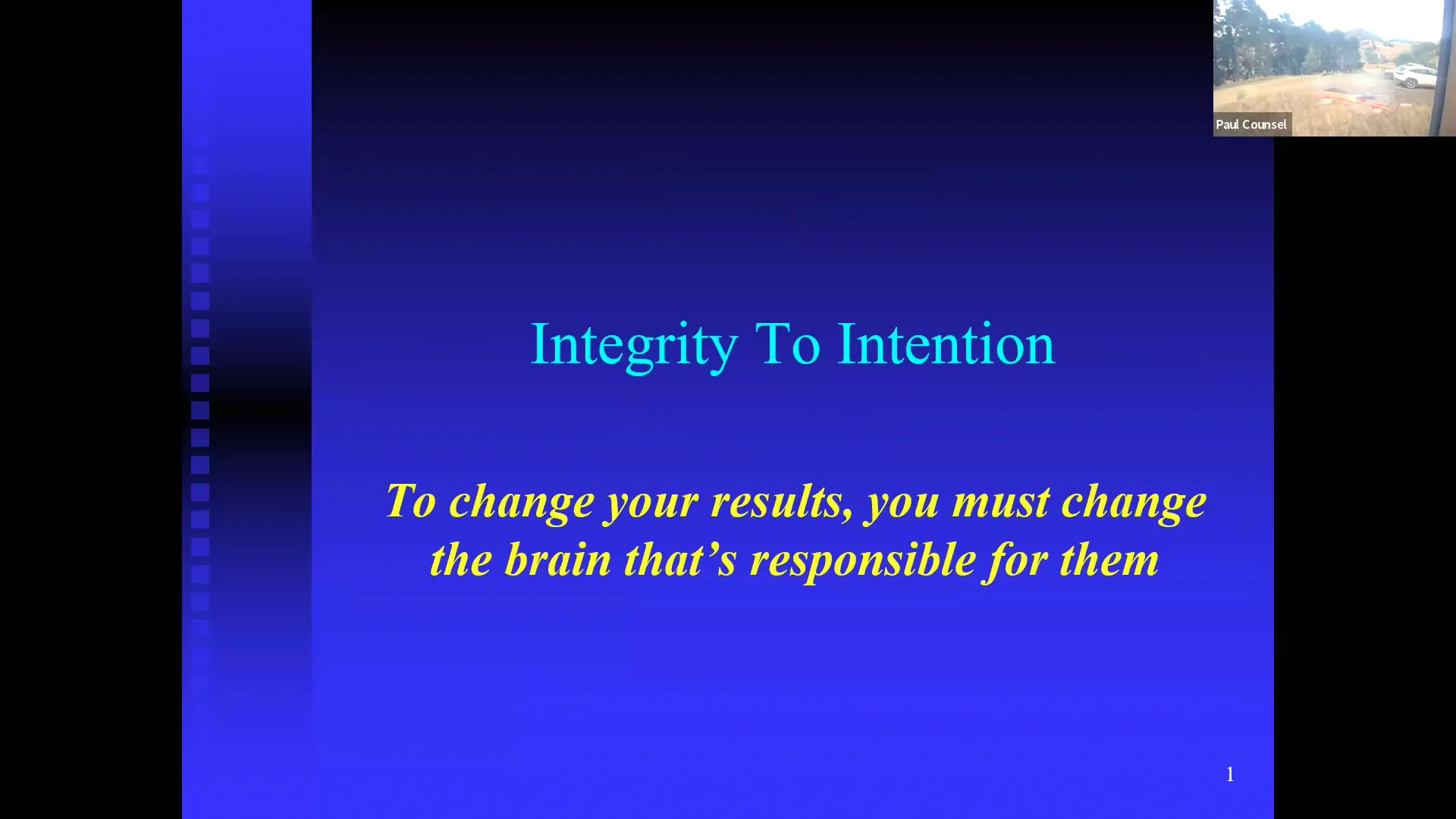 Integrity to Intention on Vimeo