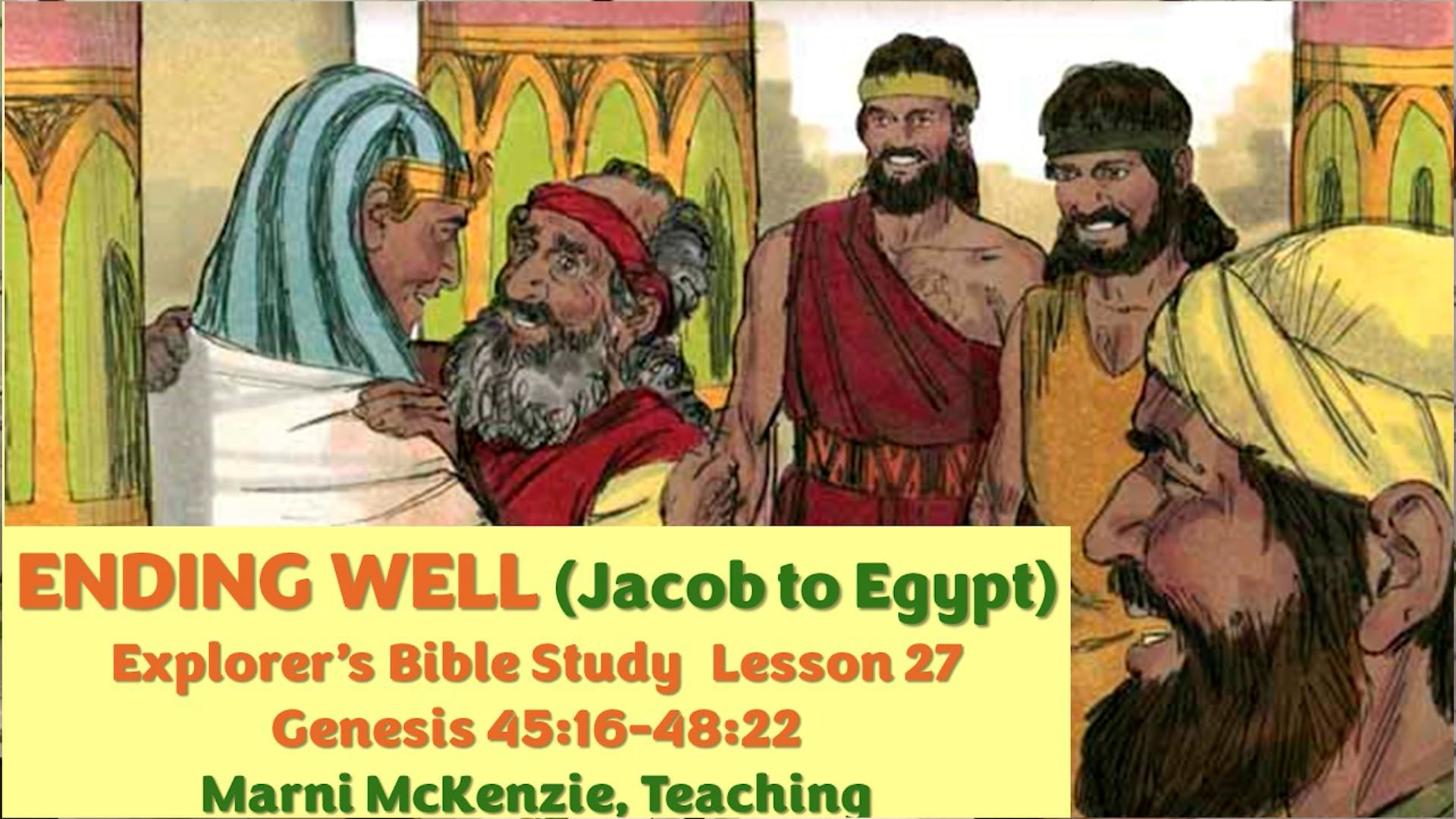 Genesis Lesson 27