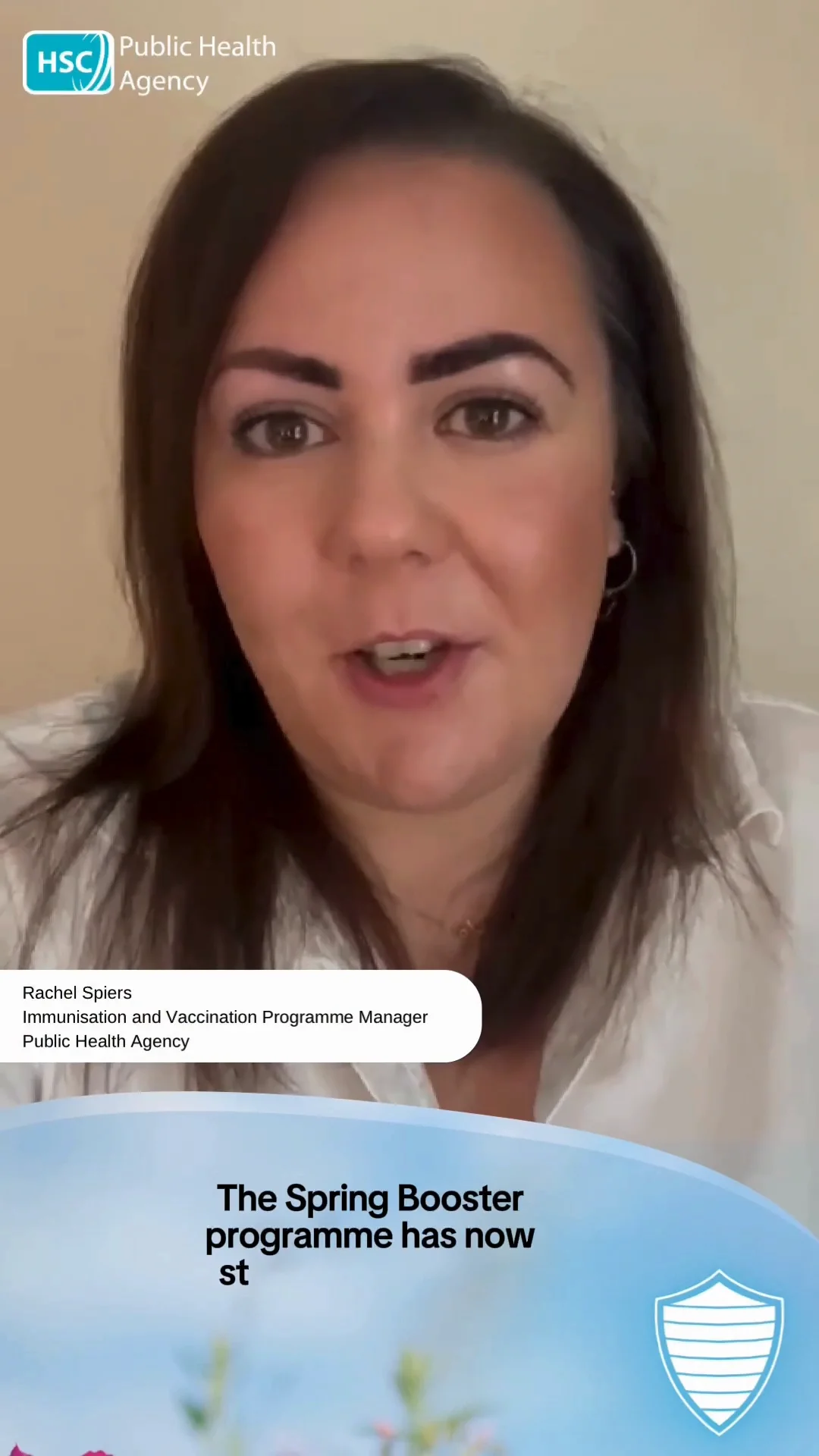 COVID-19 Spring Booster launch - Rachel Spiers on Vimeo