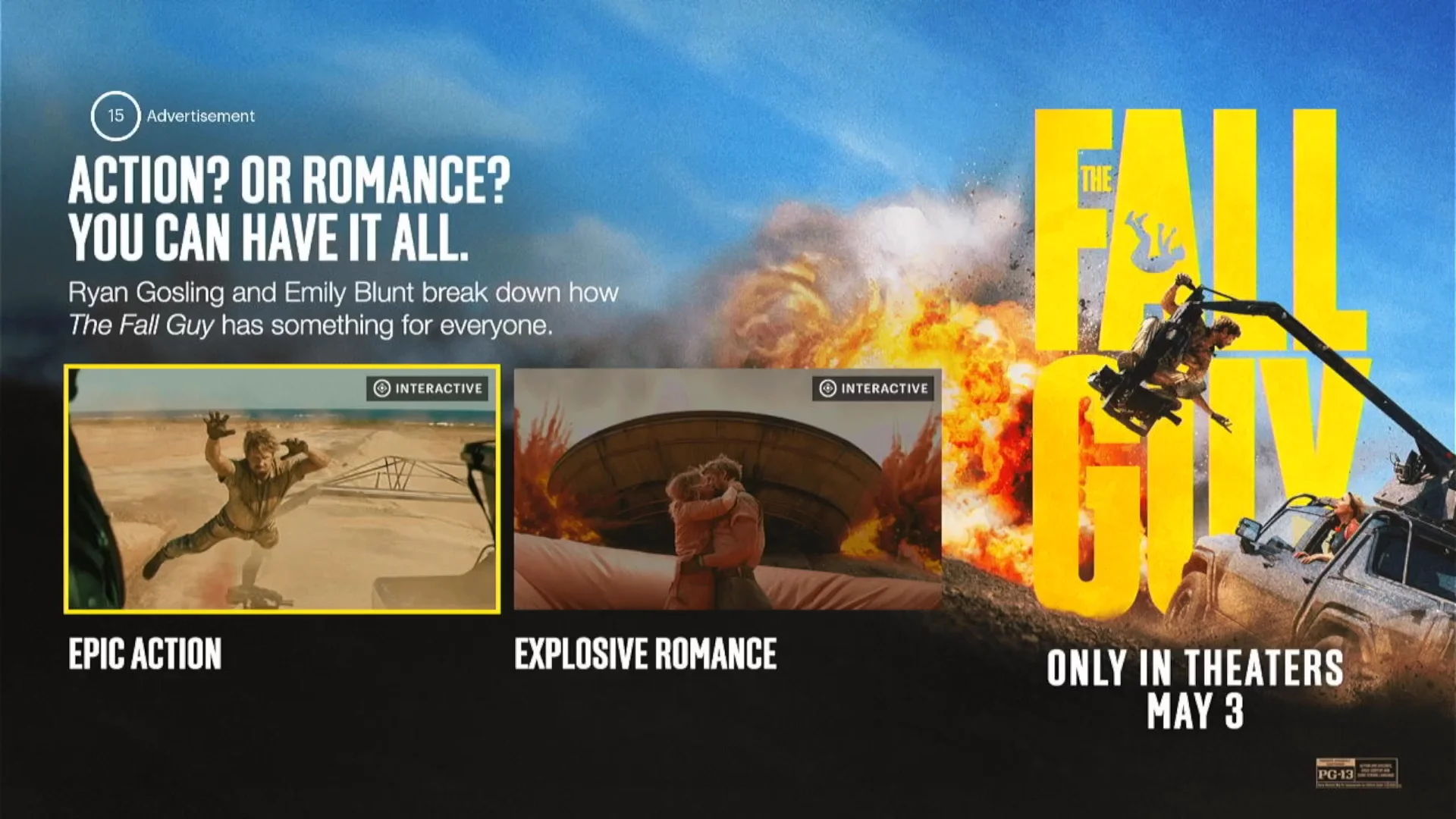 Media & Entertainment - Universal Pictures - The Fall Guy - Q2 2024 (Max Selector) - Explosive ...