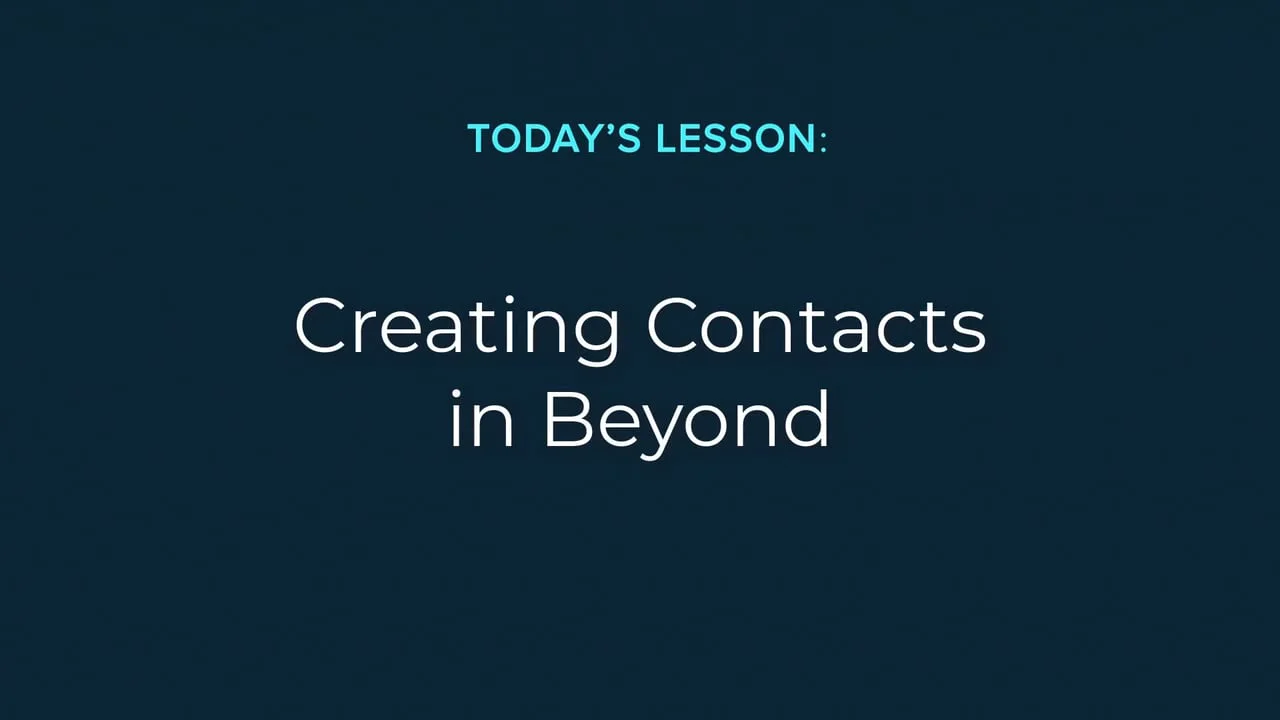 Beyond Orientation - Managing Customer Contacts - v2