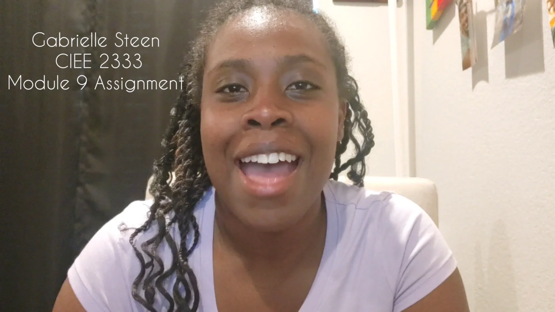 Module 9 Assignment- Gabrielle Steen on Vimeo