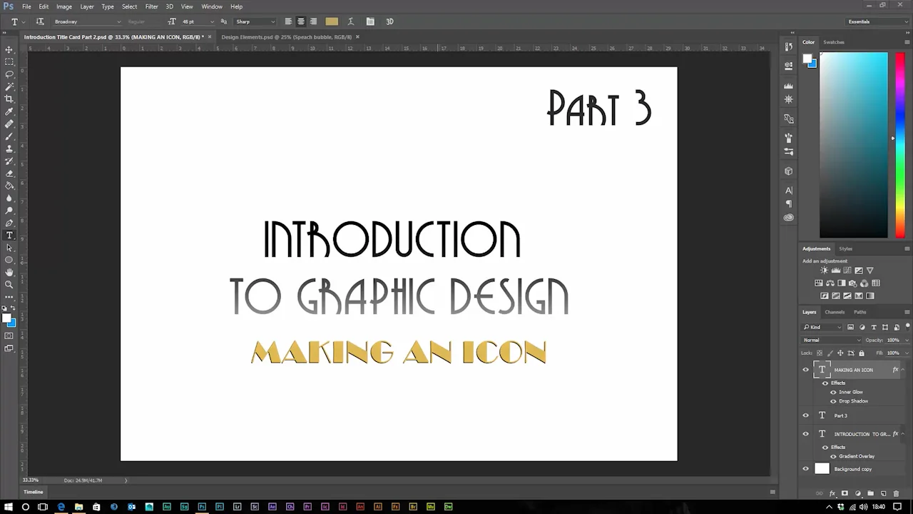 Chapter 7 Making An Icon on Vimeo
