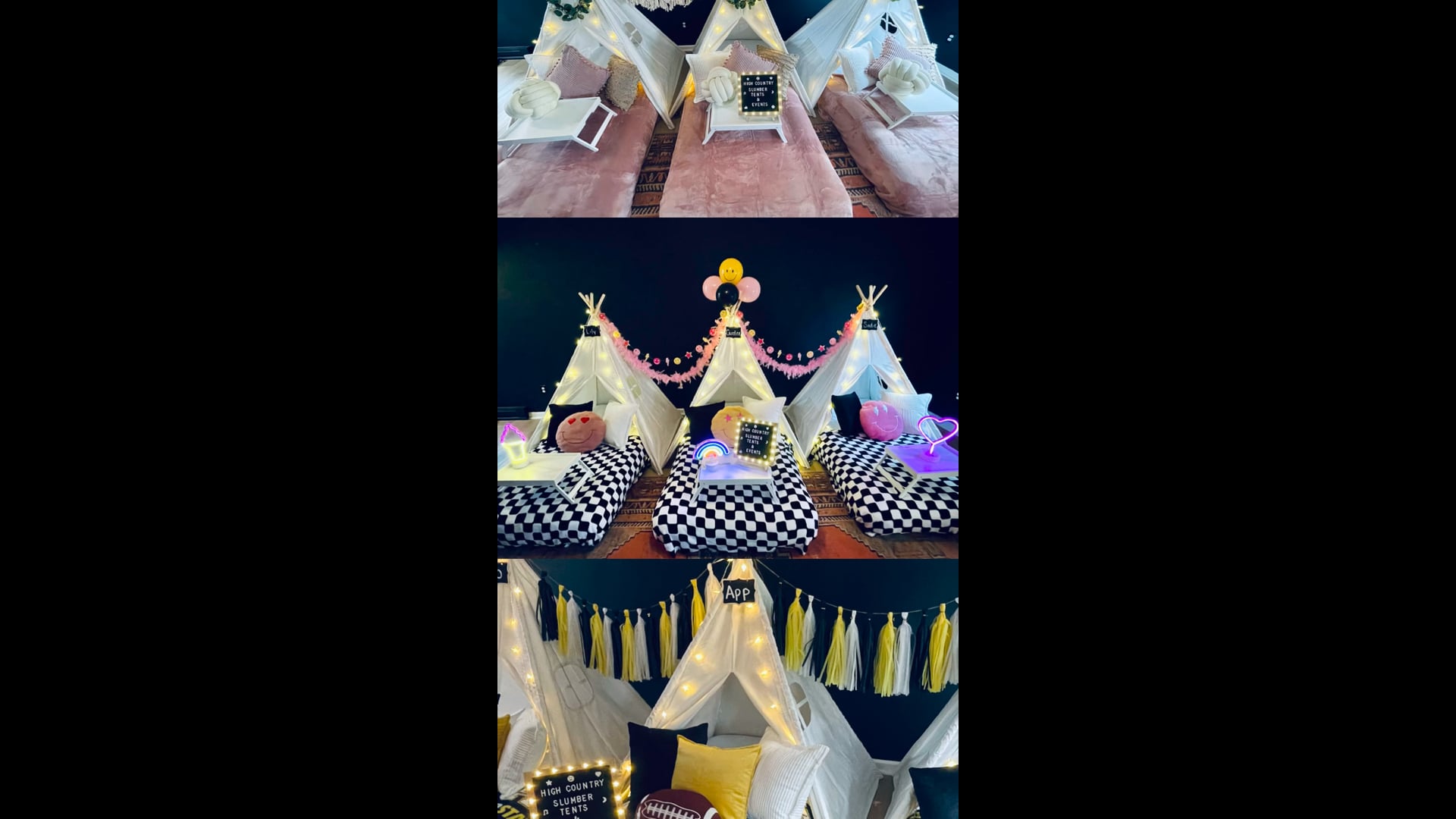 Host Epic Slumber Parties with High Country Slumber Tents & Events