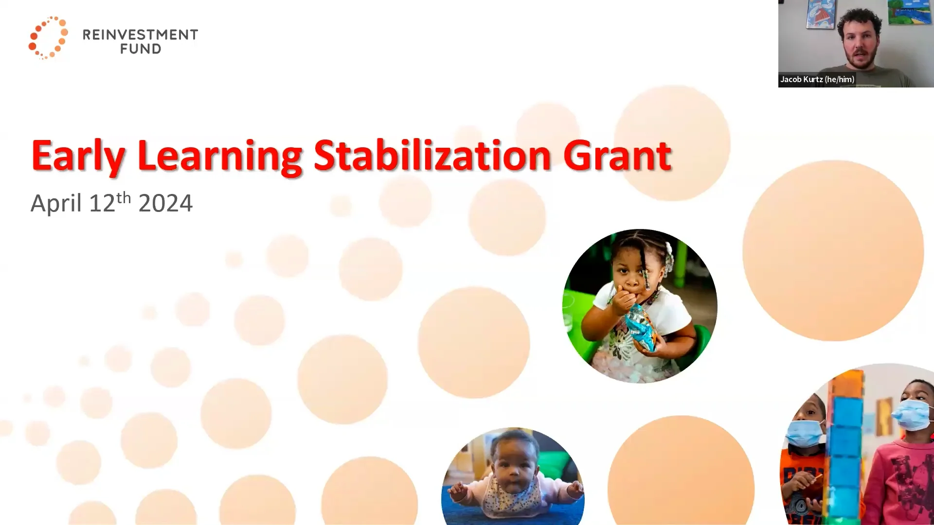 Early Learning Stabilization Grant April 12th, 2024 Call (en Español ...