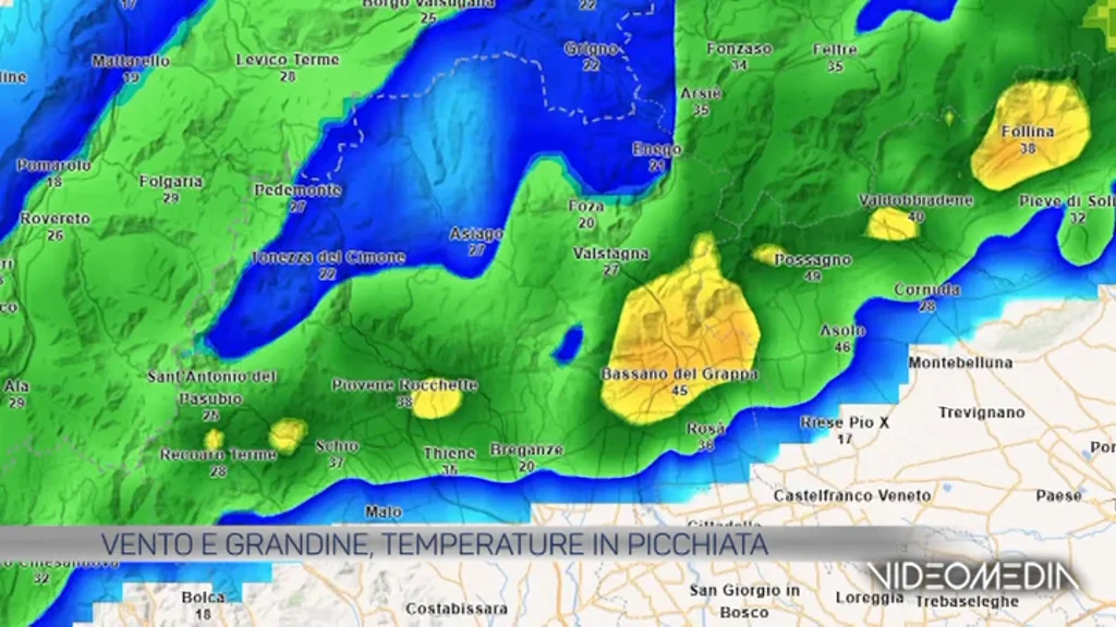 VENTO E GRANDINE, TEMPERATURE IN PICCHIATA_TGTVBN_20240416 on Vimeo