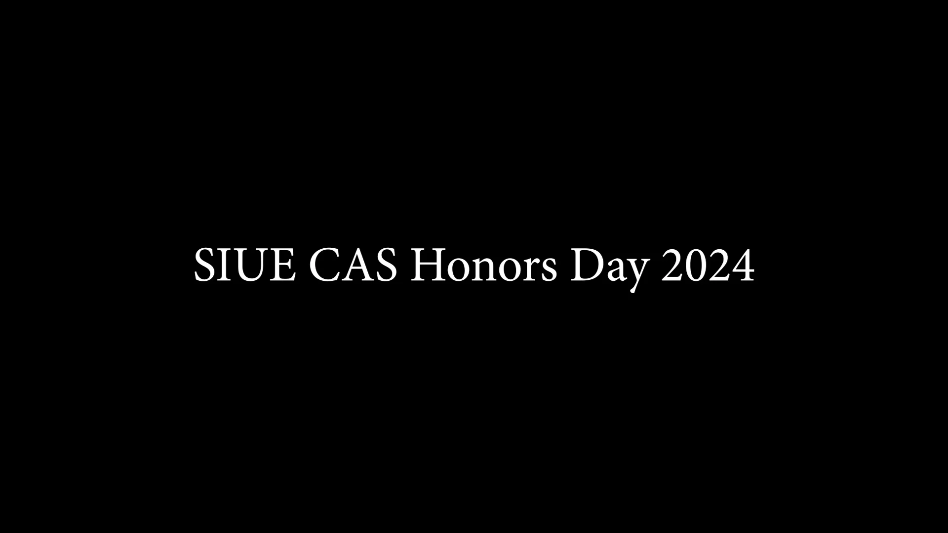 SIUE CAS Honors Day 2024