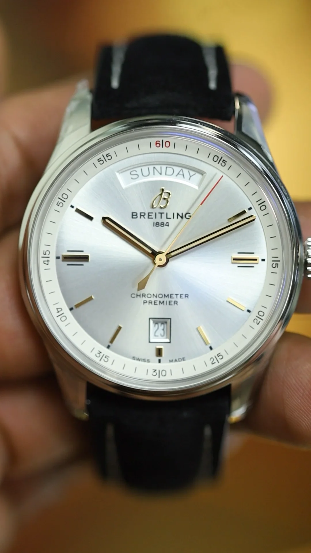 Breitling Premier 40mm Automatic Watch | Chronostore on Vimeo