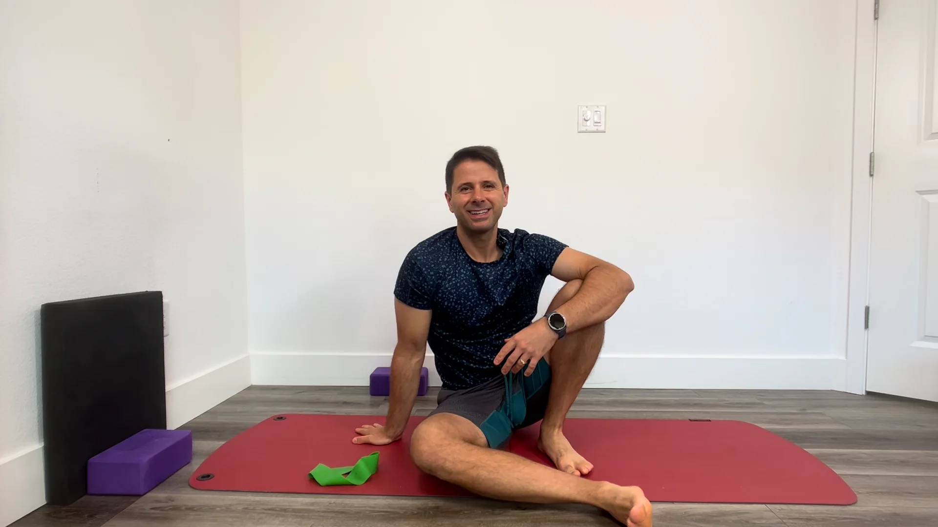 Left side lying right hip abd