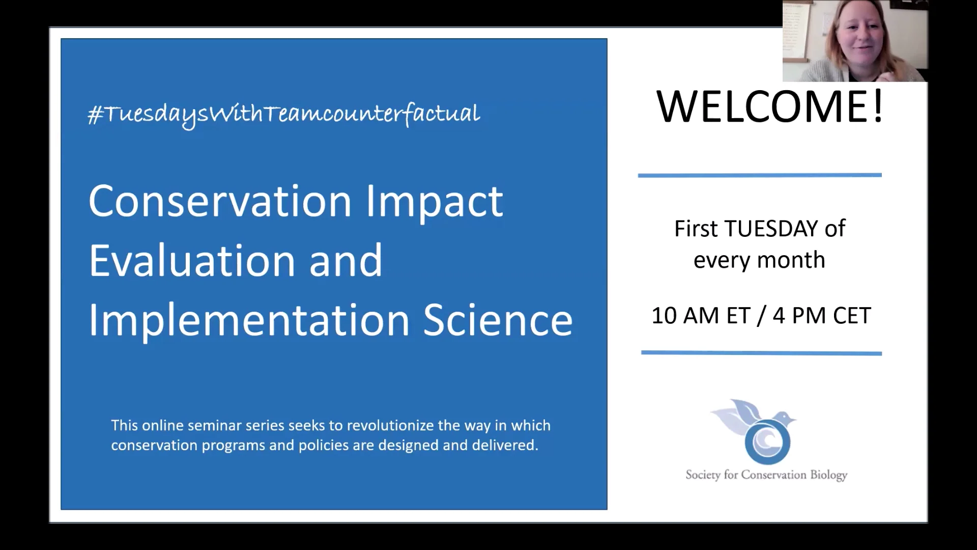 2 April 2024: Dr. Sheila Reddy, Senior Director of Conservation Impact ...