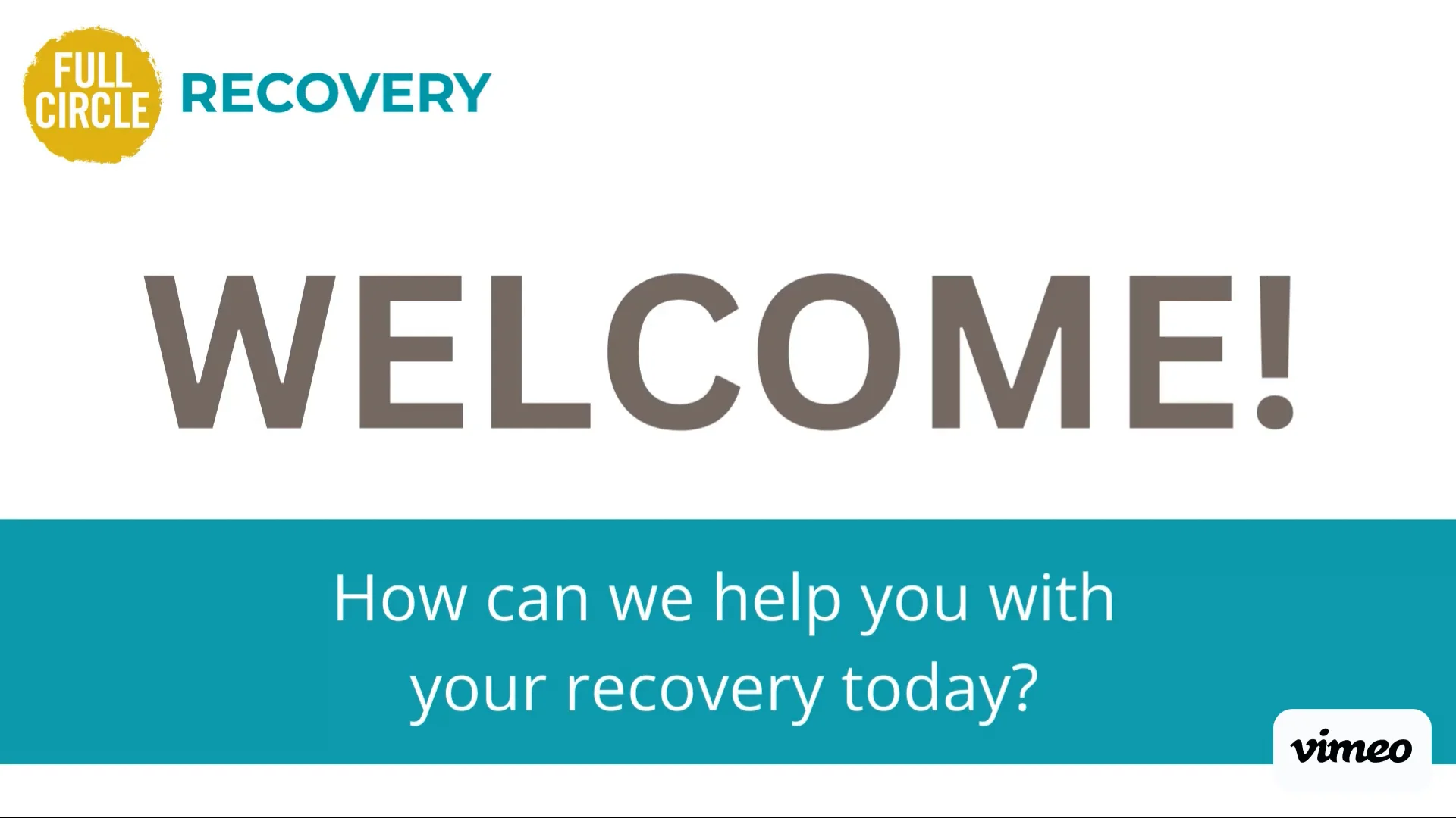 Full Circle Recovery on Vimeo