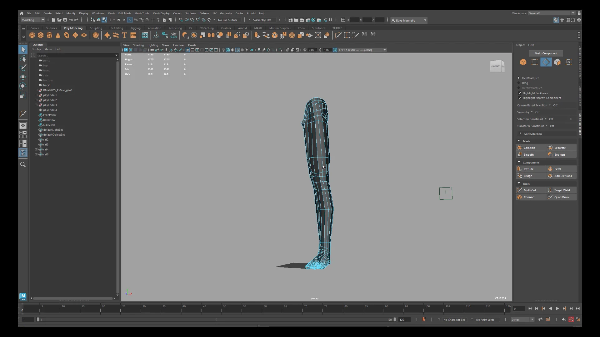 Leg Modeling 3