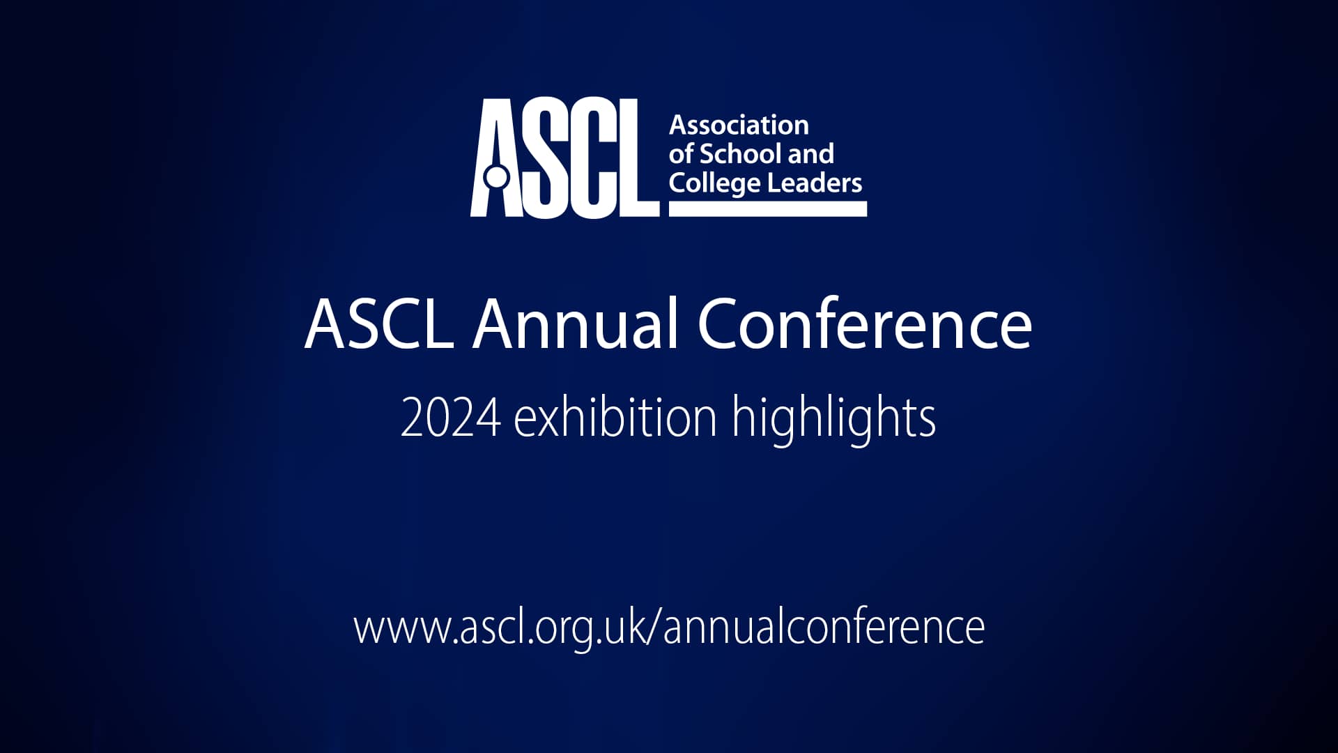 ASCL Annual Conference 2024 | Exhibition on Vimeo