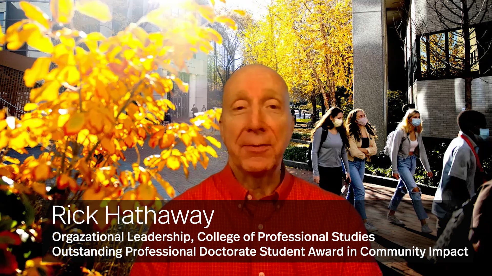 Rick Hathaway - 2024 Outstanding Professional Doctorate Student Award ...
