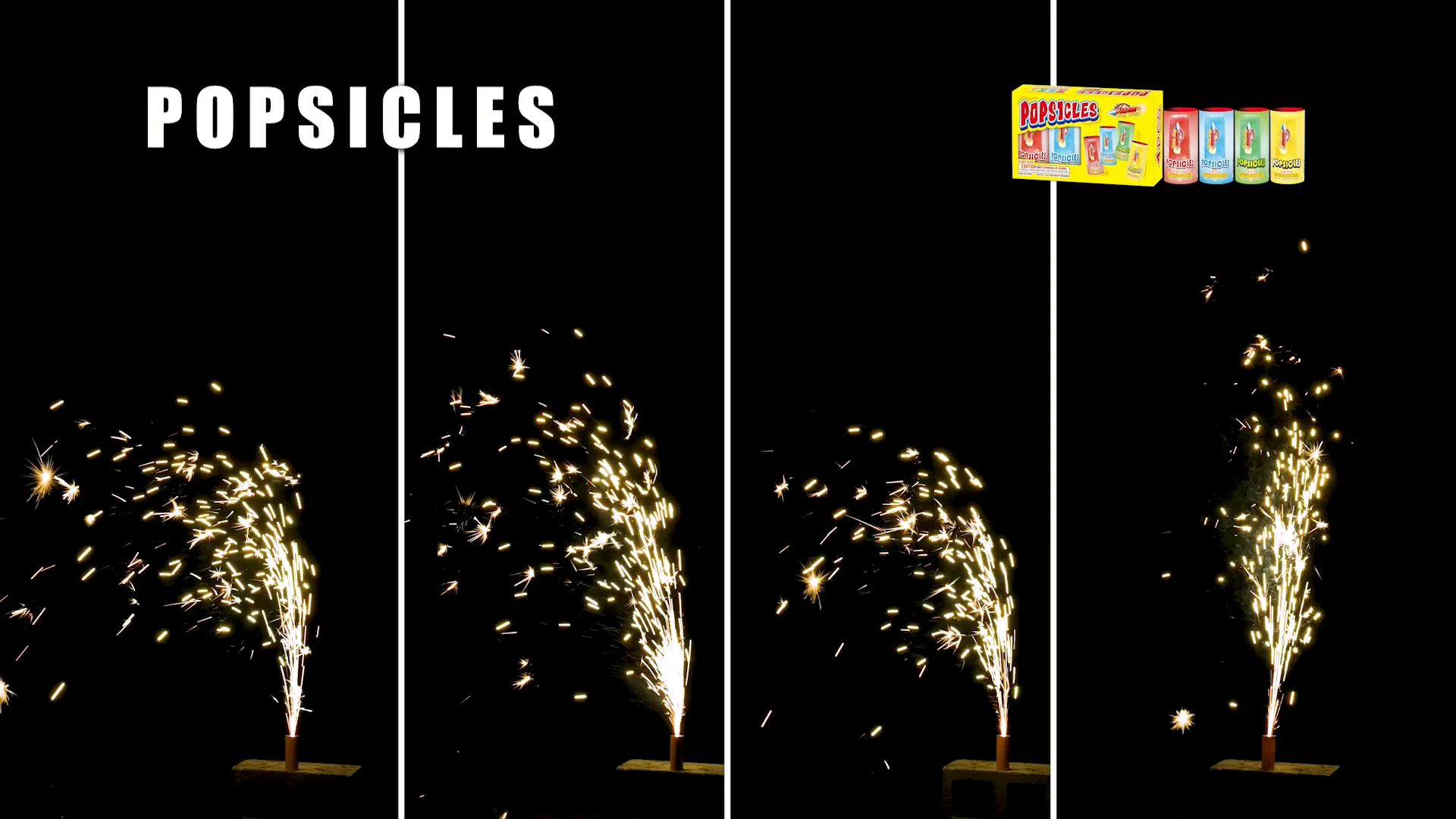 Popsicles Fountains - Hog Wild Fireworks on Vimeo