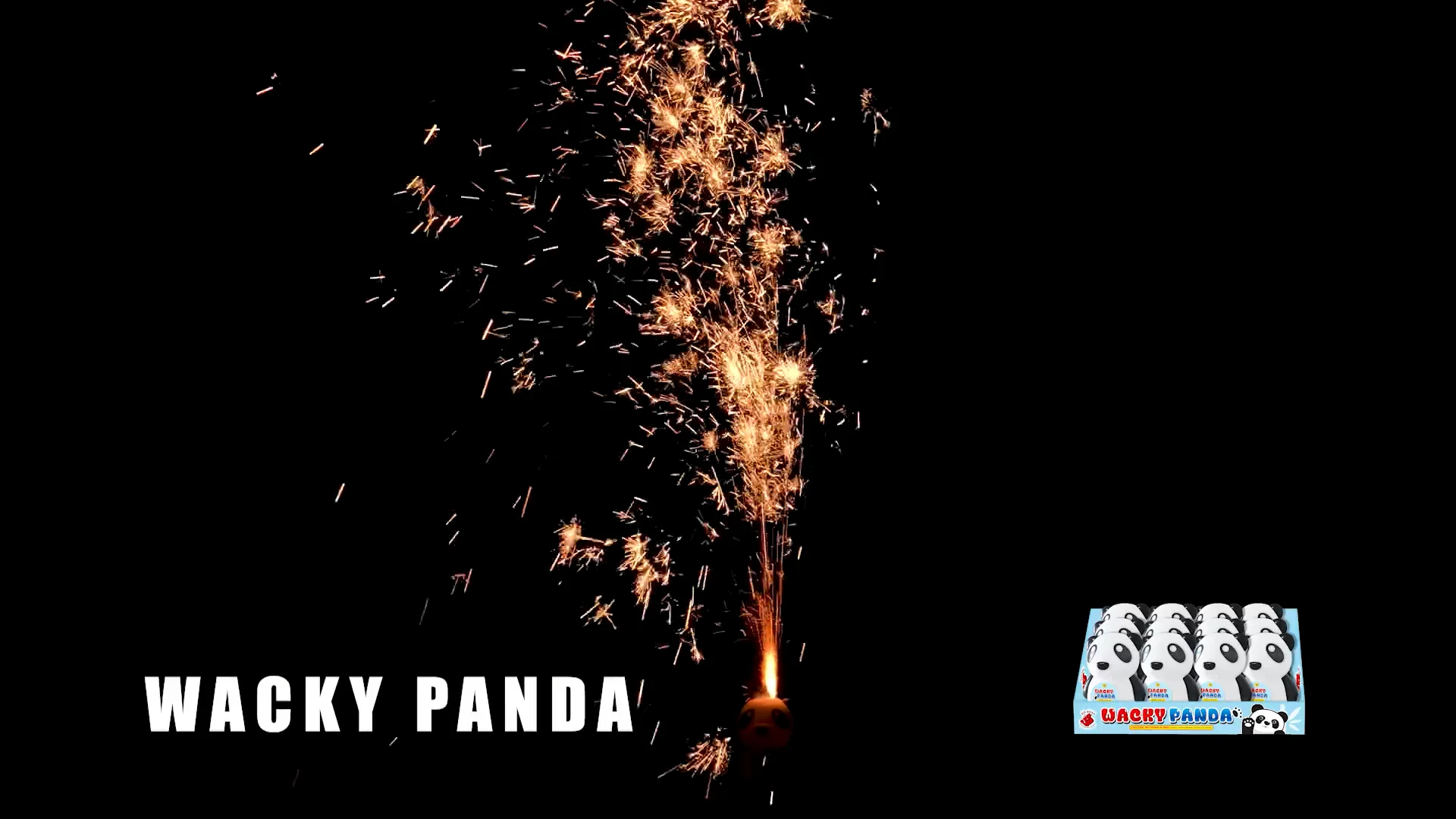Wacky Panda Fountain - Red Rhino Fireworks