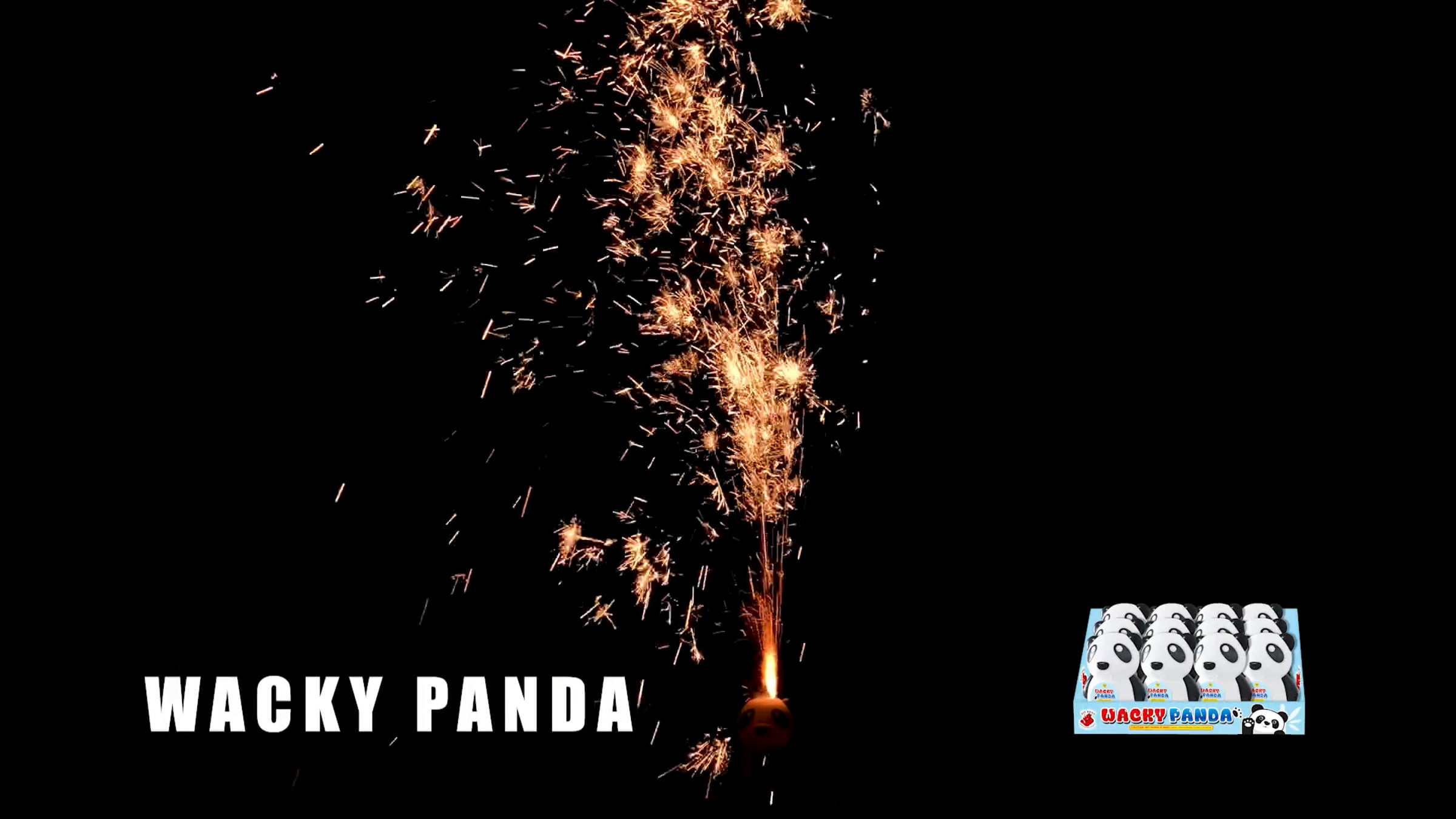 Wacky Panda Fountain - Red Rhino Fireworks