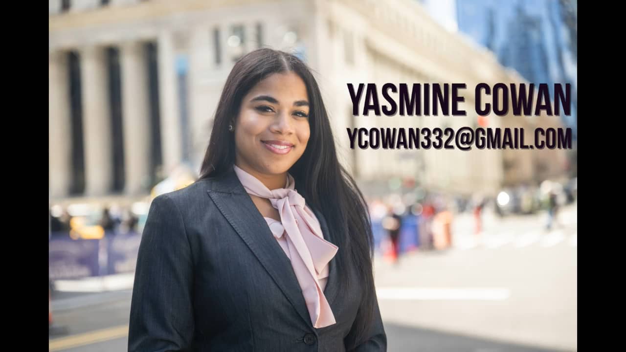 Newscaster Yasmine Cowan on Vimeo