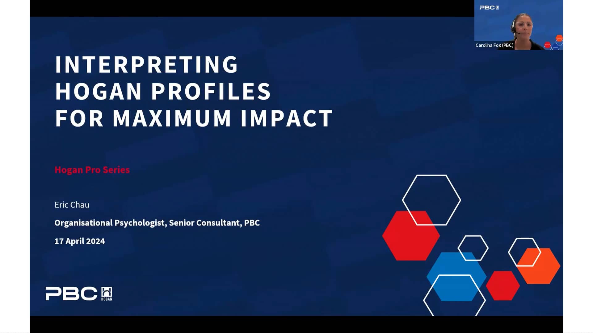 Interpreting Hogan Profiles for Maximum Impact by Eric Chau on Vimeo