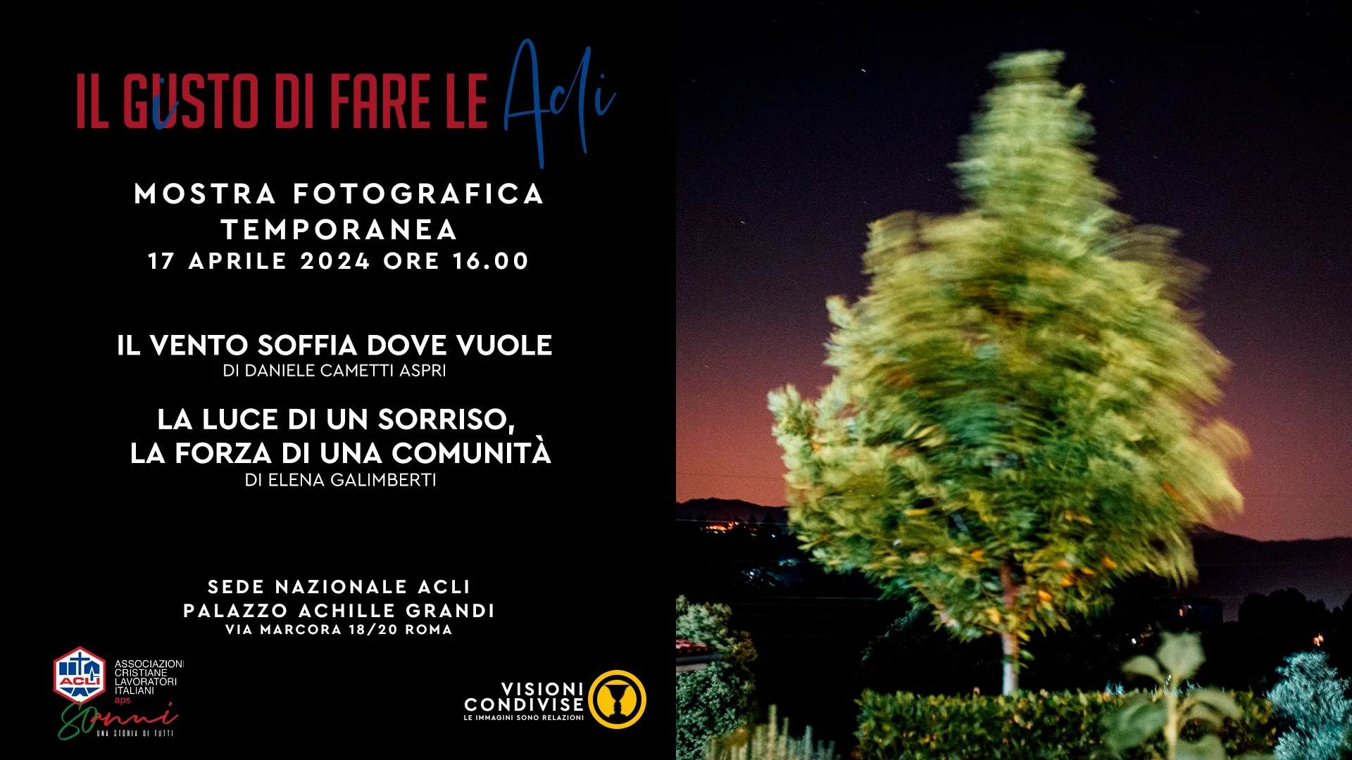 Il g(i)usto di fare le ACLI - Inaugurazione Mostra Sede Nazionale ACLI ...