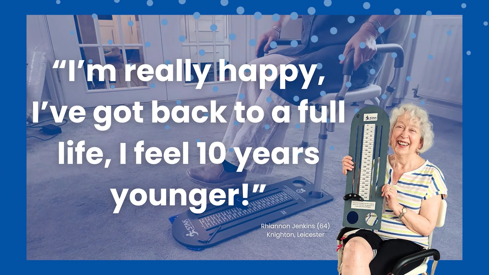 Patients' written reviews after using the STAK tool to increase knee ...