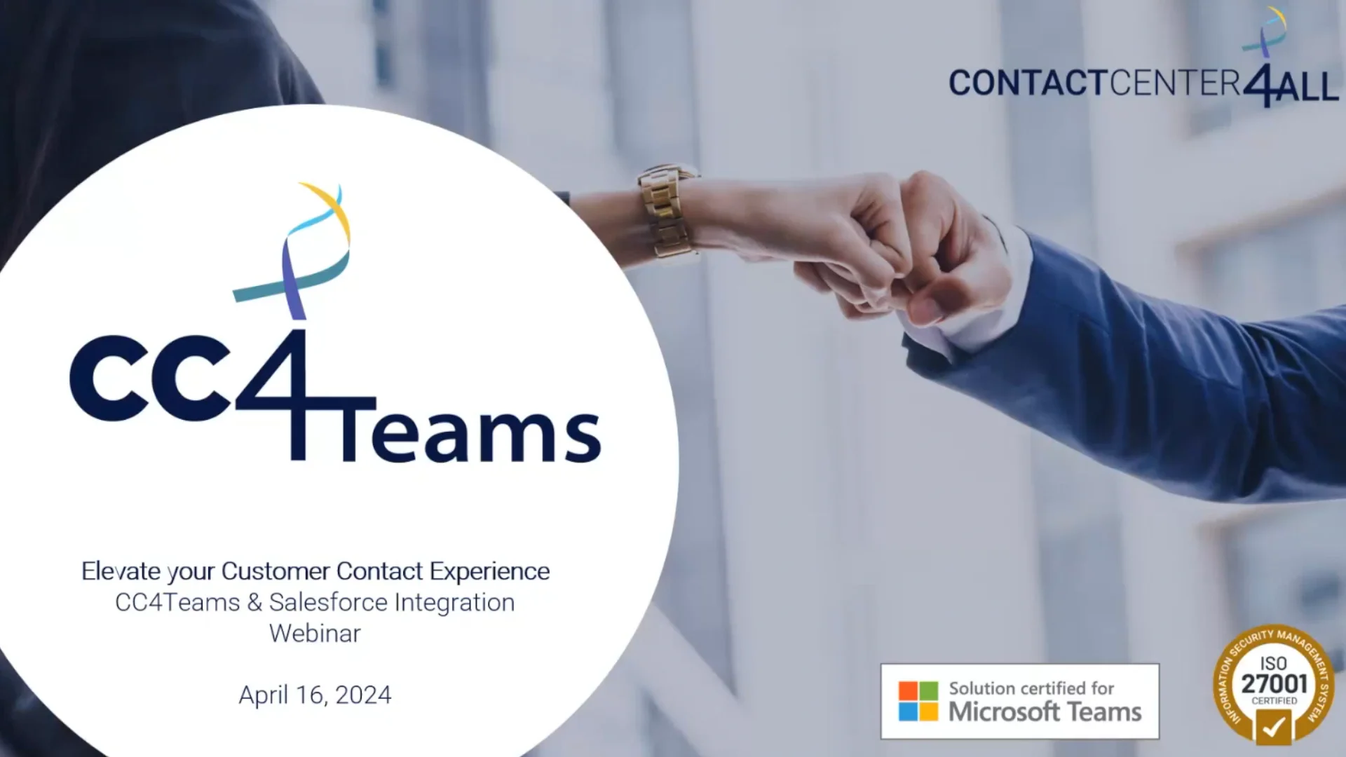 2024_ CC4Teams Salesforce Integration via Mirage CTI integration on Vimeo