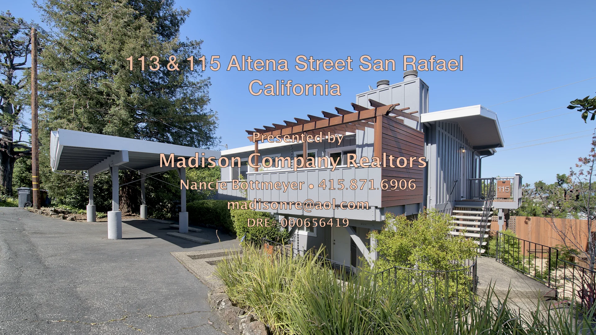 113 & 115 Altena St, San Rafael California • Video Tour on Vimeo