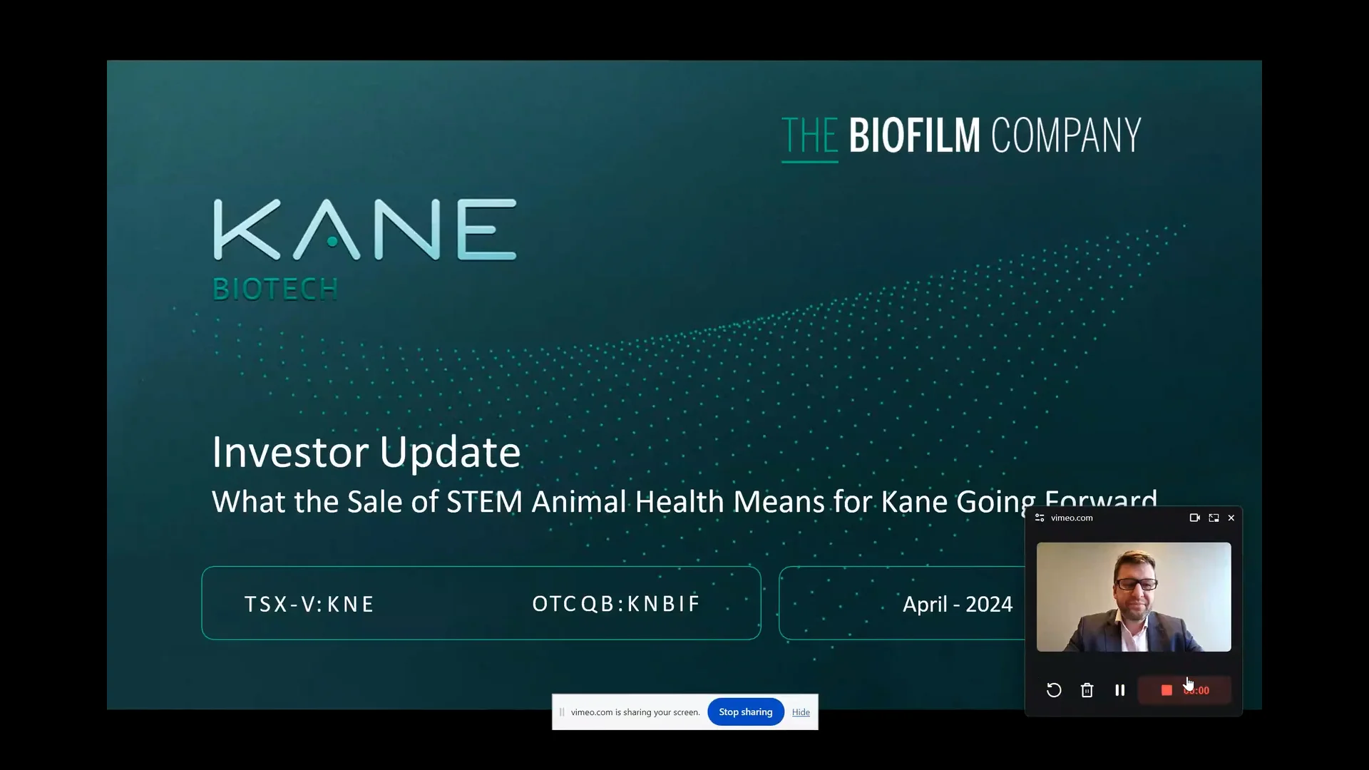 Kane Biotech - What the sale of STEM Animal Health means for Kane going ...