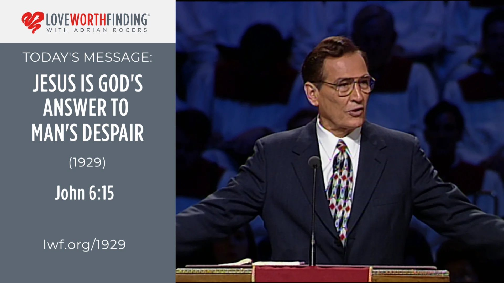 Jesus is God's Answer to Man's Despair (1929) on Vimeo