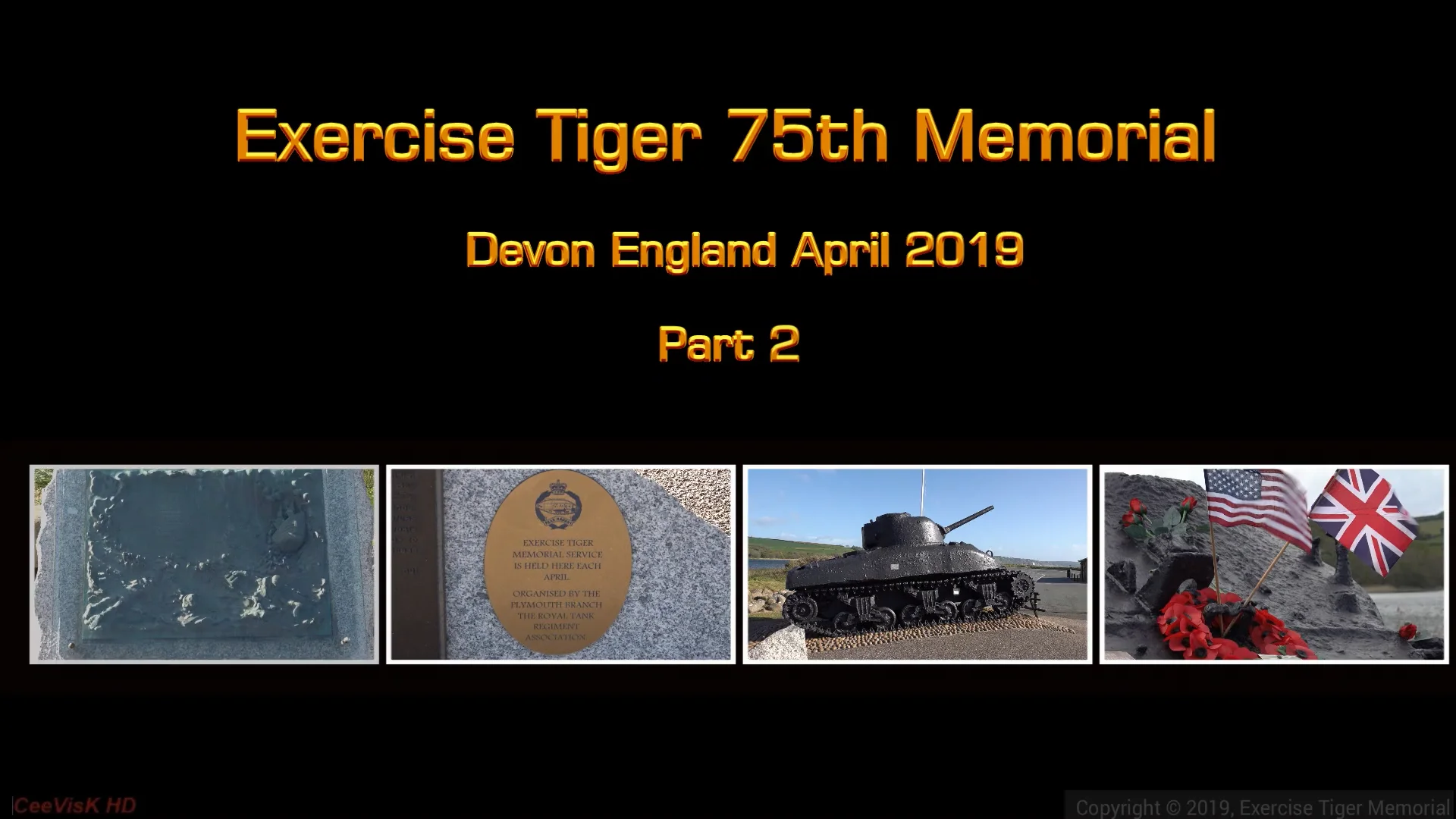 Exercise Tiger 75th Memorial visit to Britain in April 2019 - Part 2 in ...