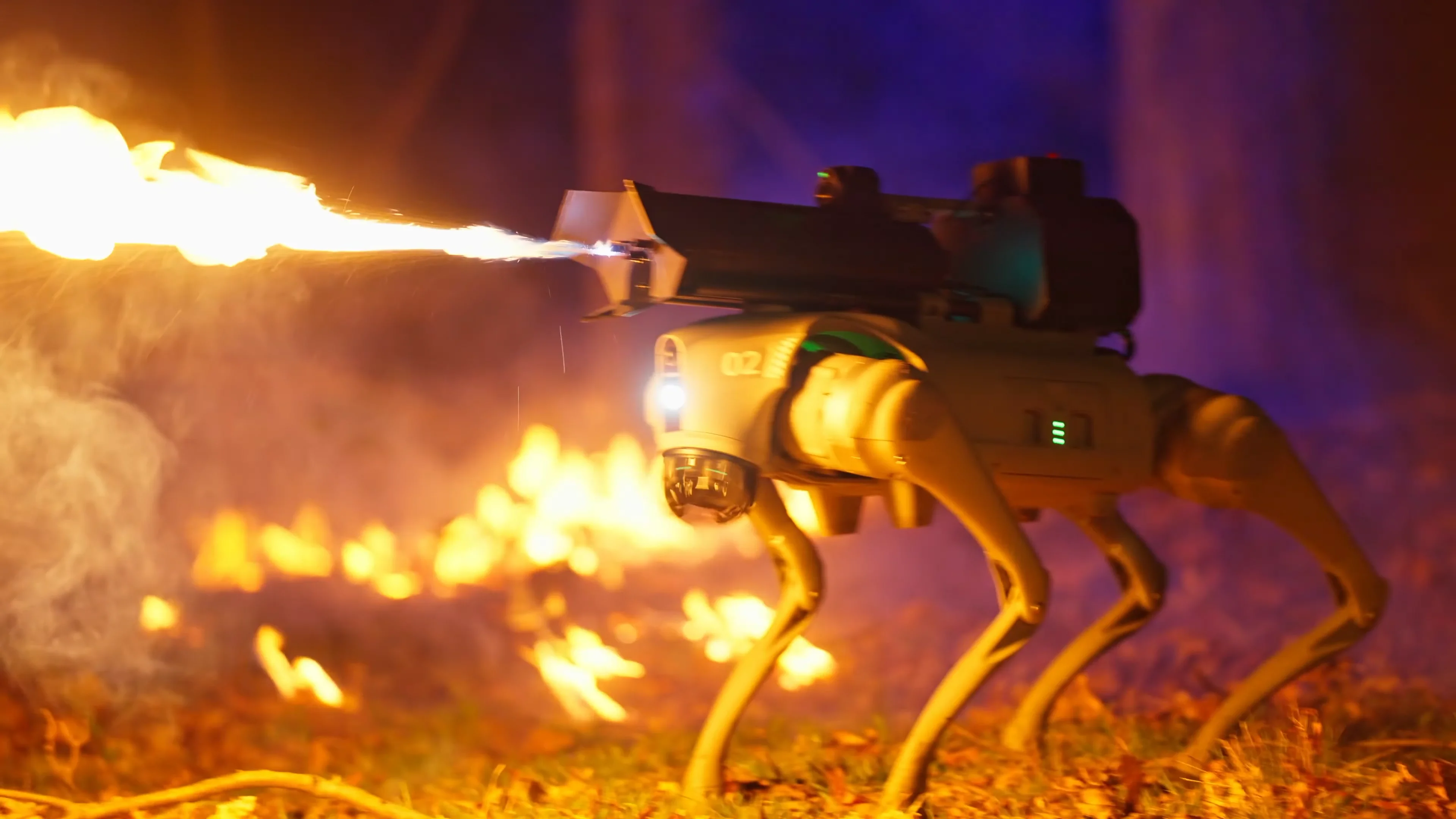 The Robot Dog With A Flamethrower ｜ Thermonator