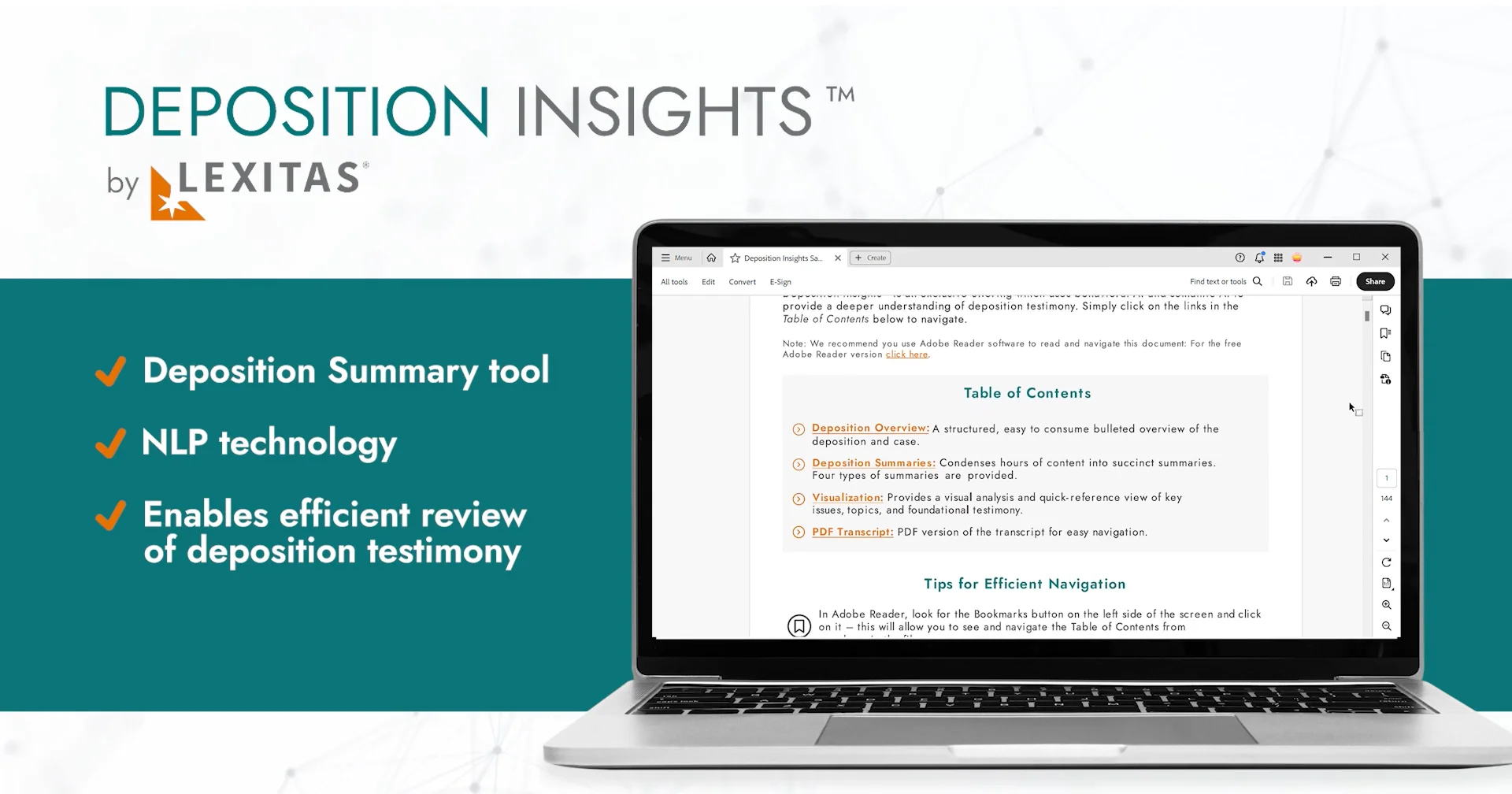 Deposition Insights™: AI-Enabled Deposition Summaries