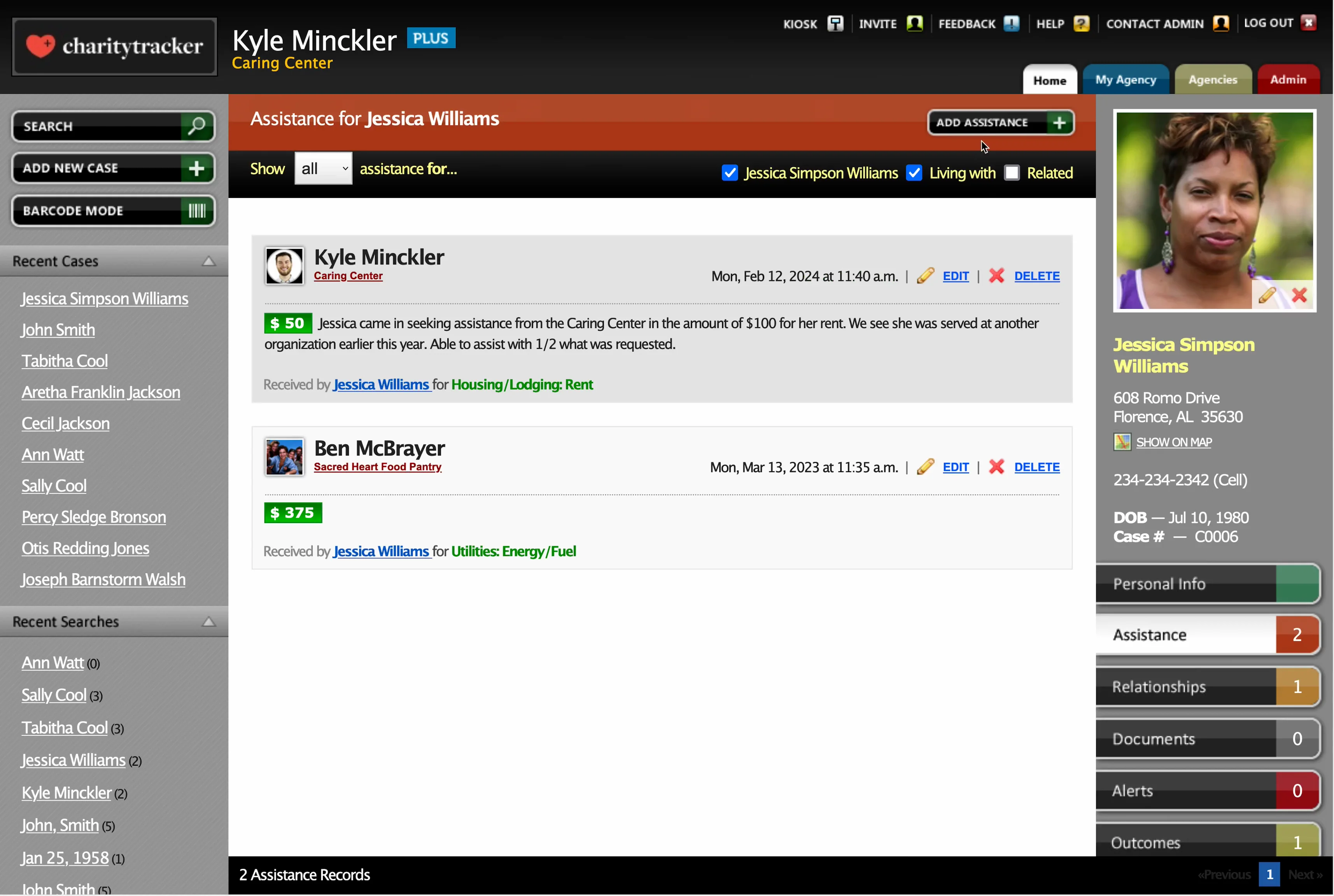 Modifying Assistance "Units"