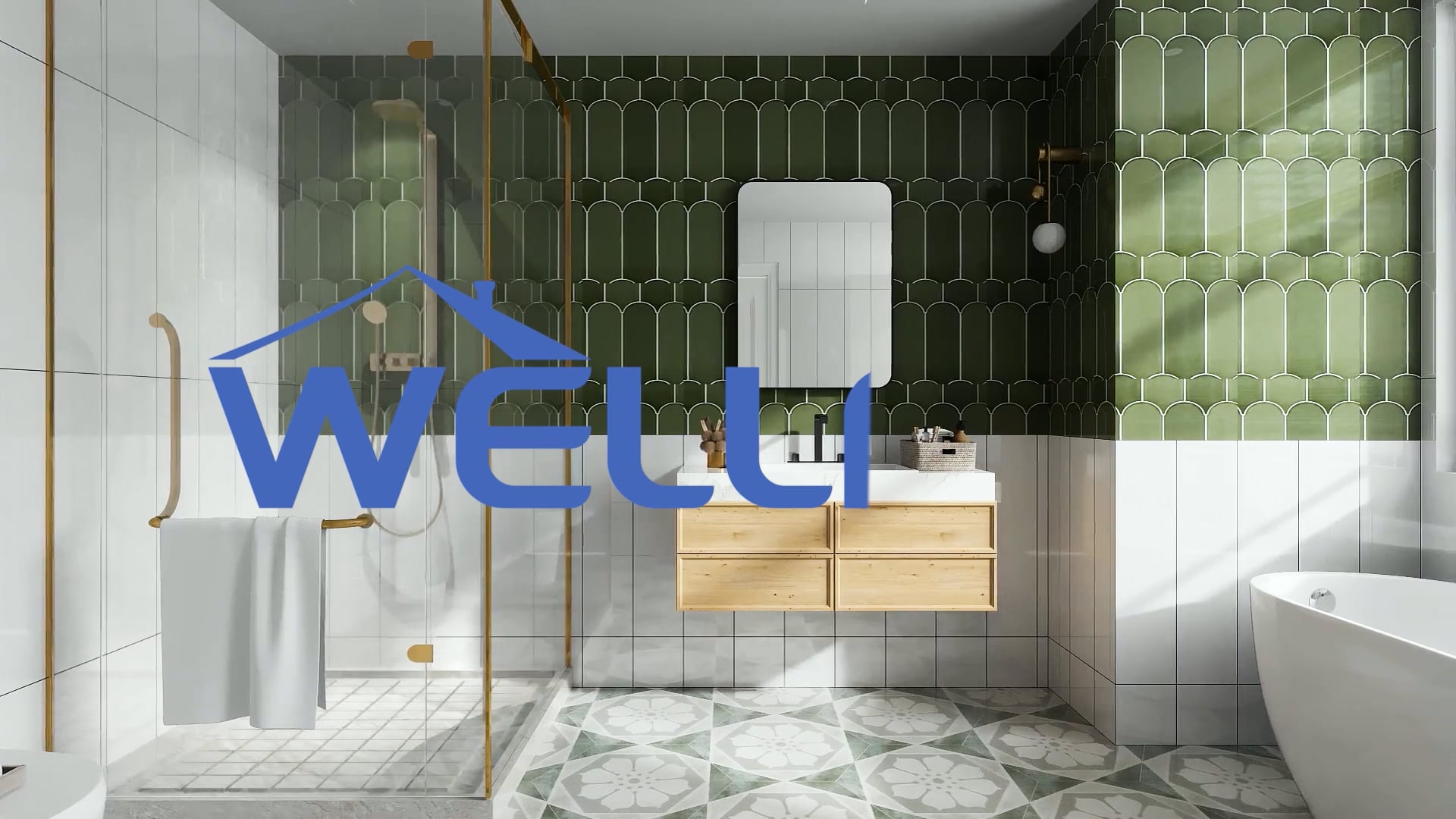 Bella Soft Corner Anodized Aluminum Wall Vanity Mirror, 24"x32 ...