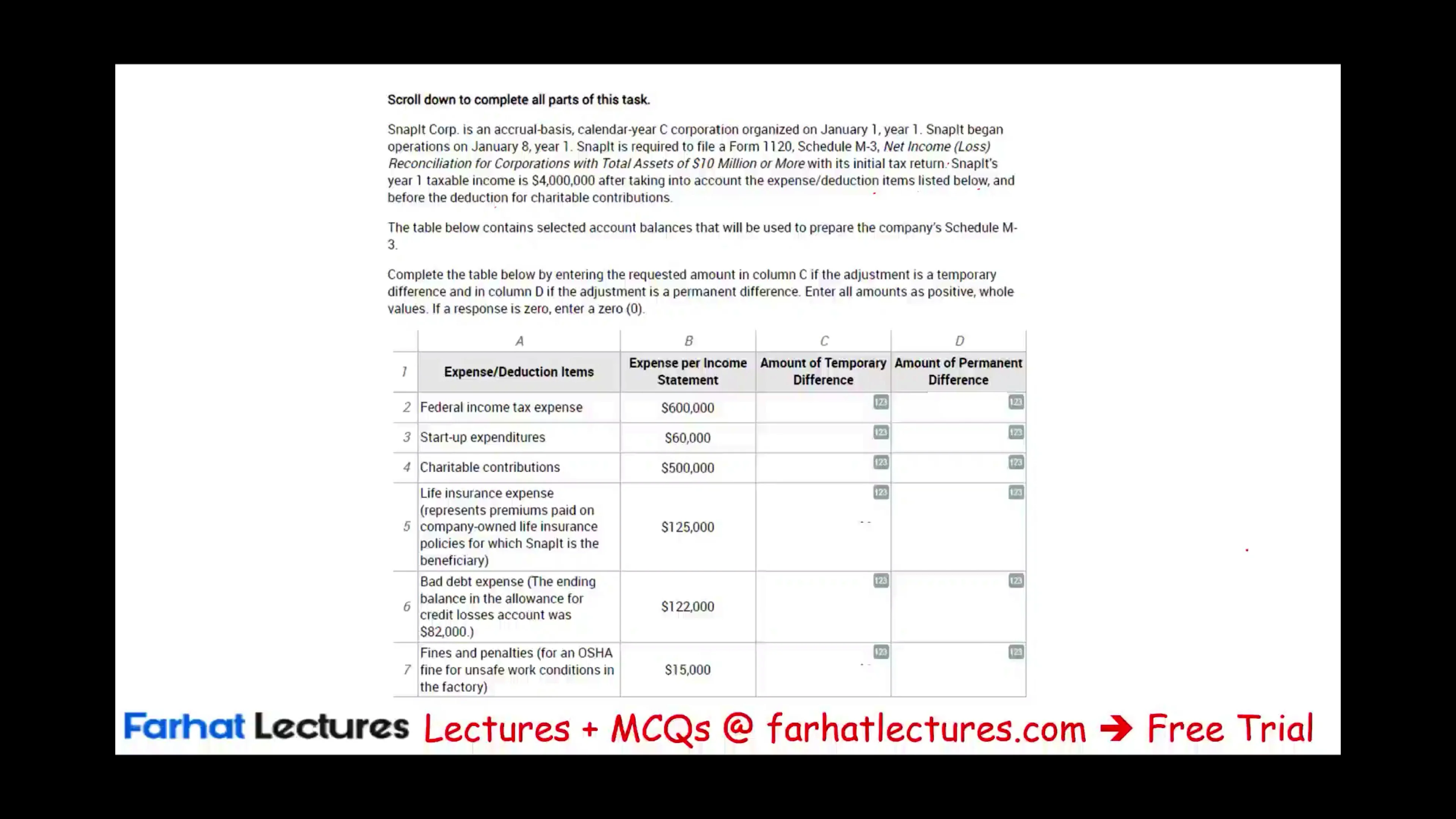 AICPA SIM 2 REG 2024