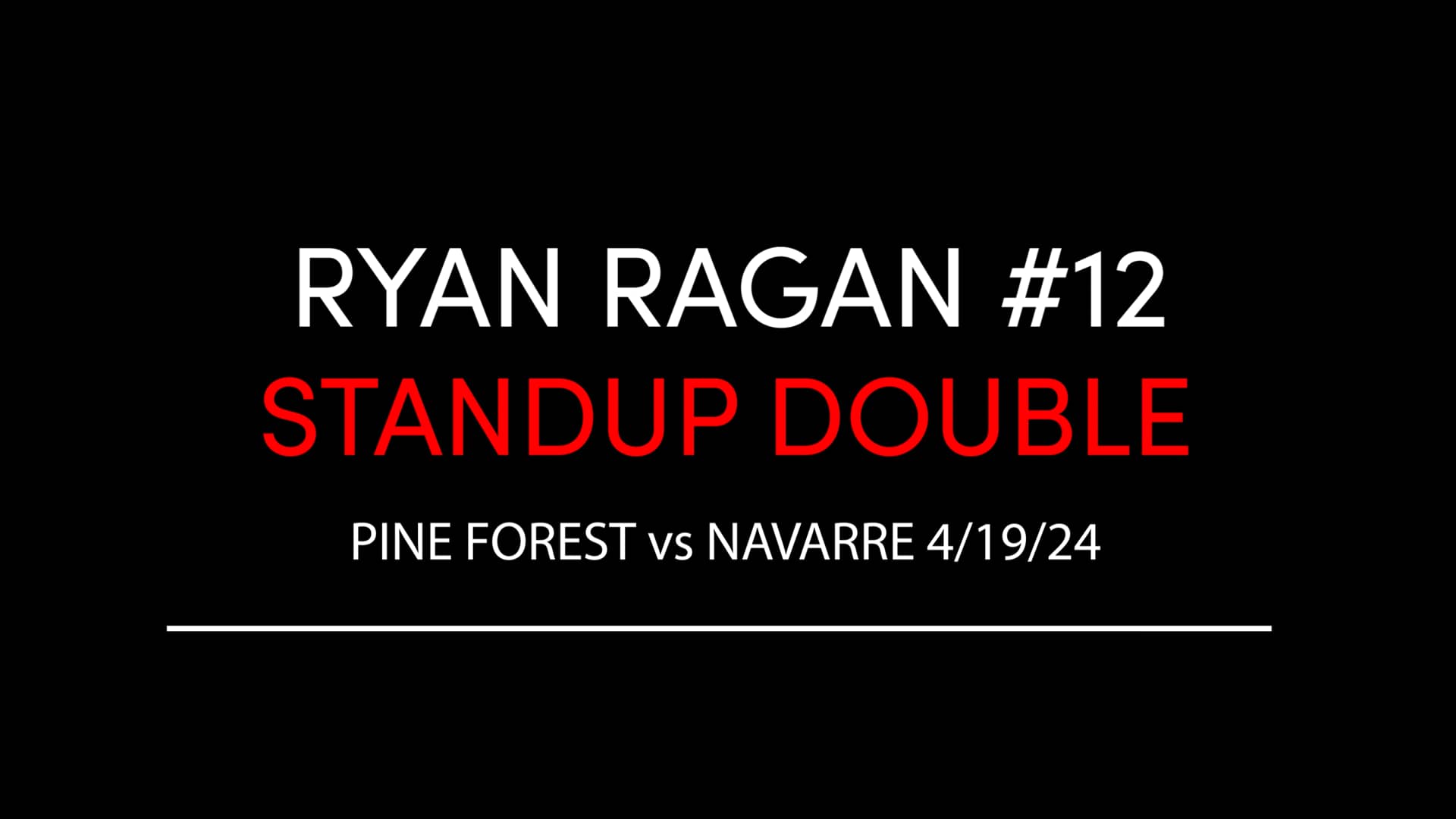 #12 Ryan Ragan-DOUBLE--2024-04-19--Pine-Forest on Vimeo