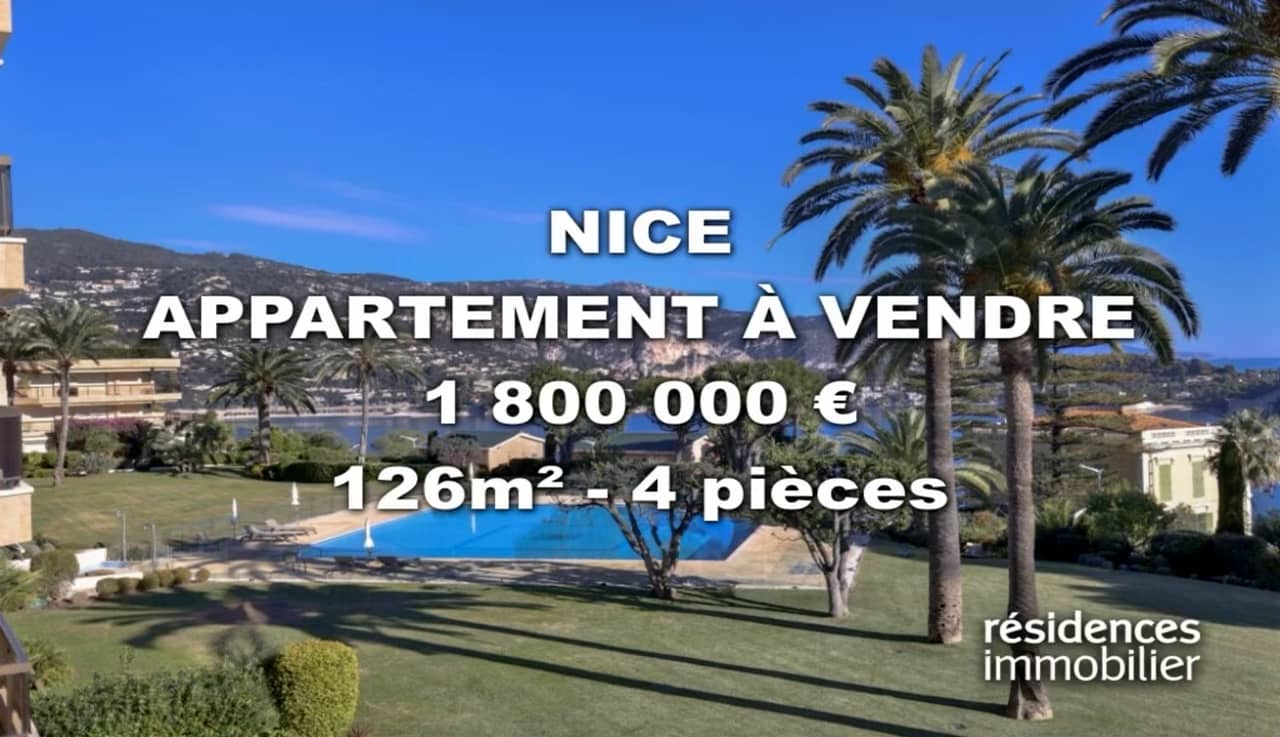 NICE - APPARTEMENT À VENDRE - 1 800 000 € - 126 m² - 4 pièces on Vimeo