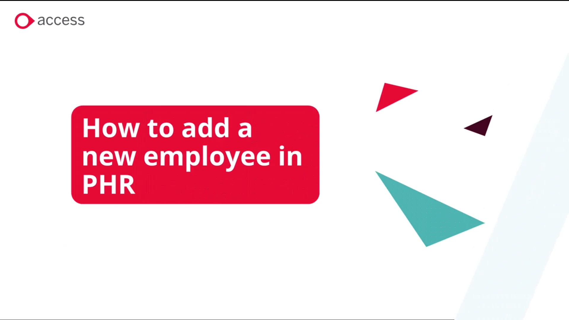 How to add an employee to PeopleHR