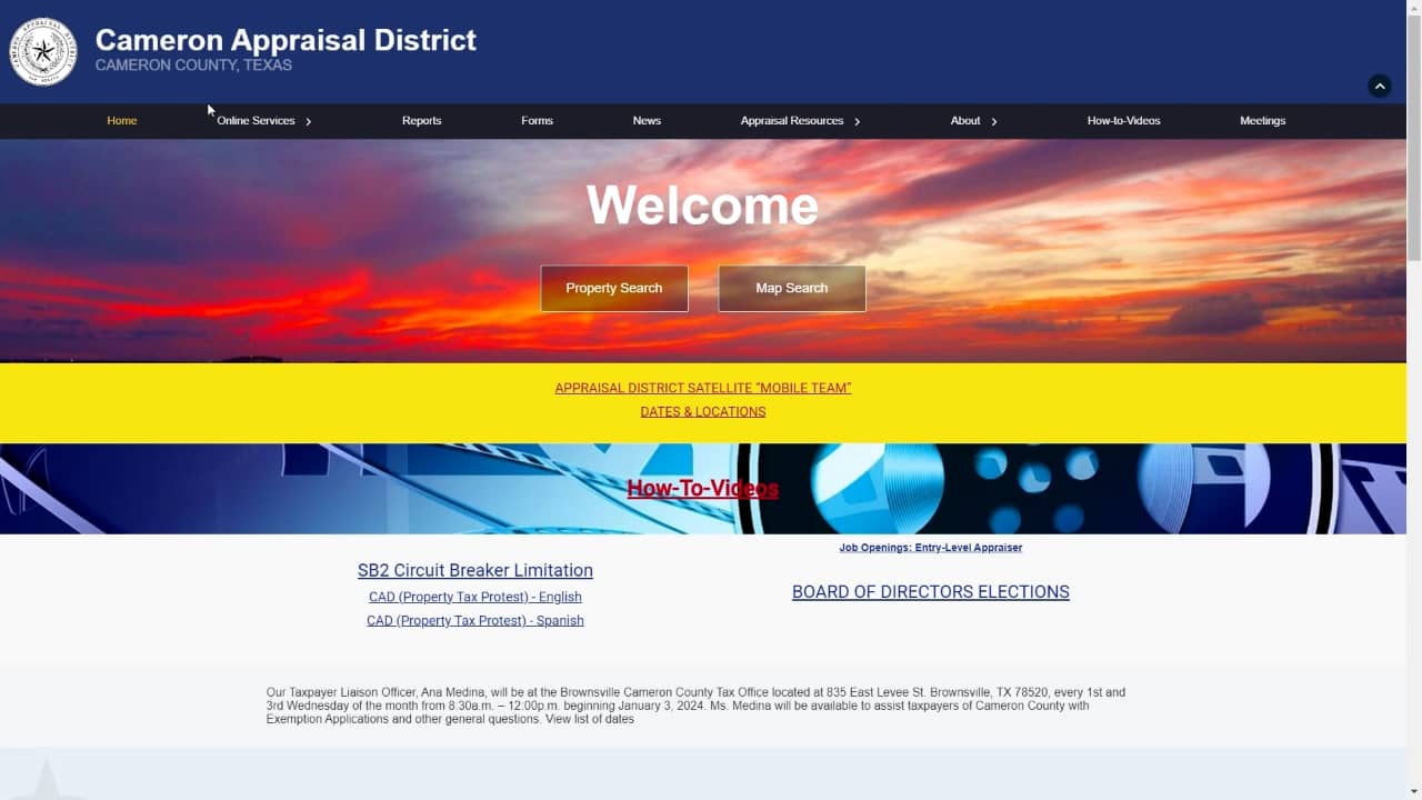 Cameron Appraisal District - Formulario De Protesta on Vimeo