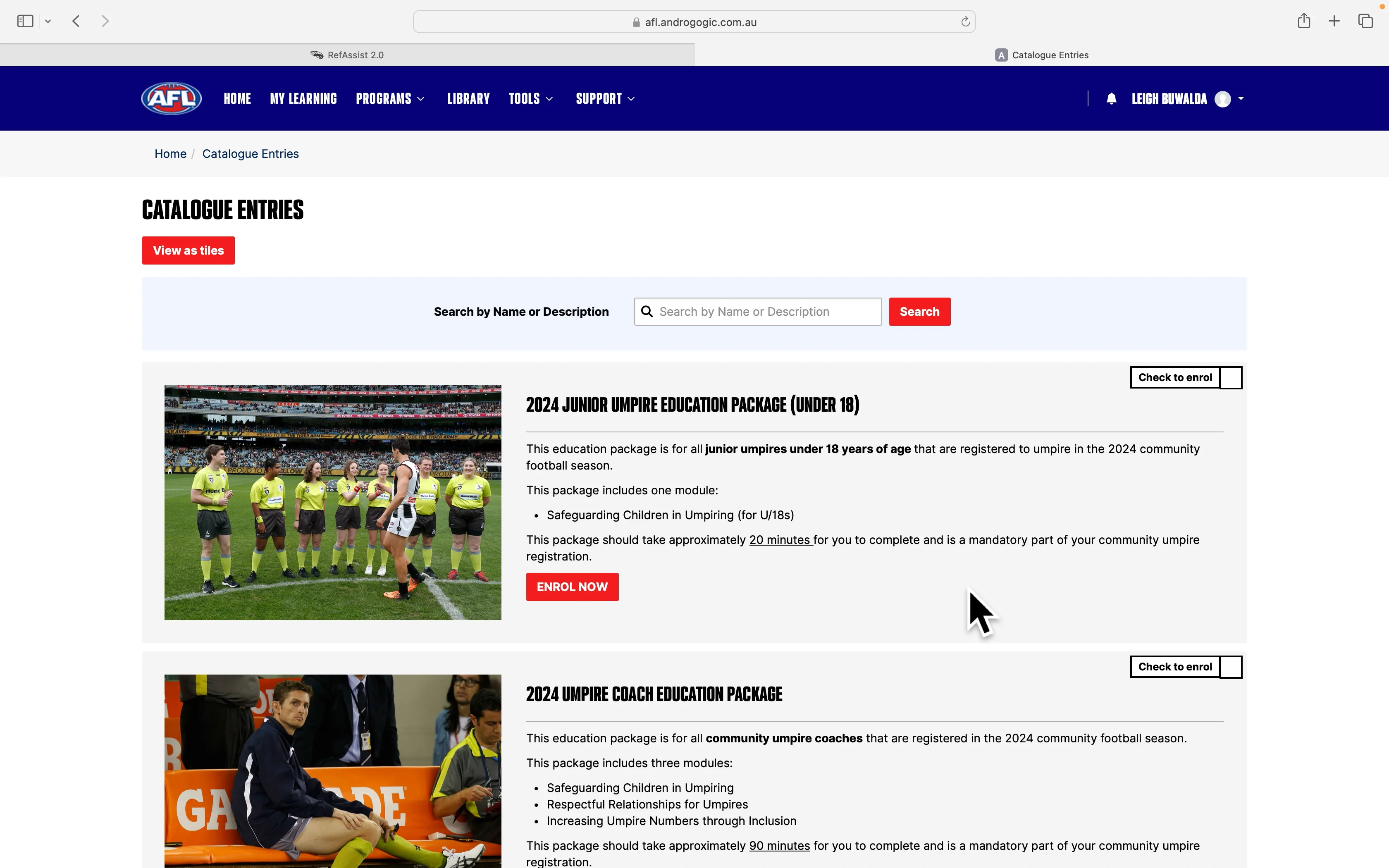 Accesssing the Online Education Modules on Vimeo