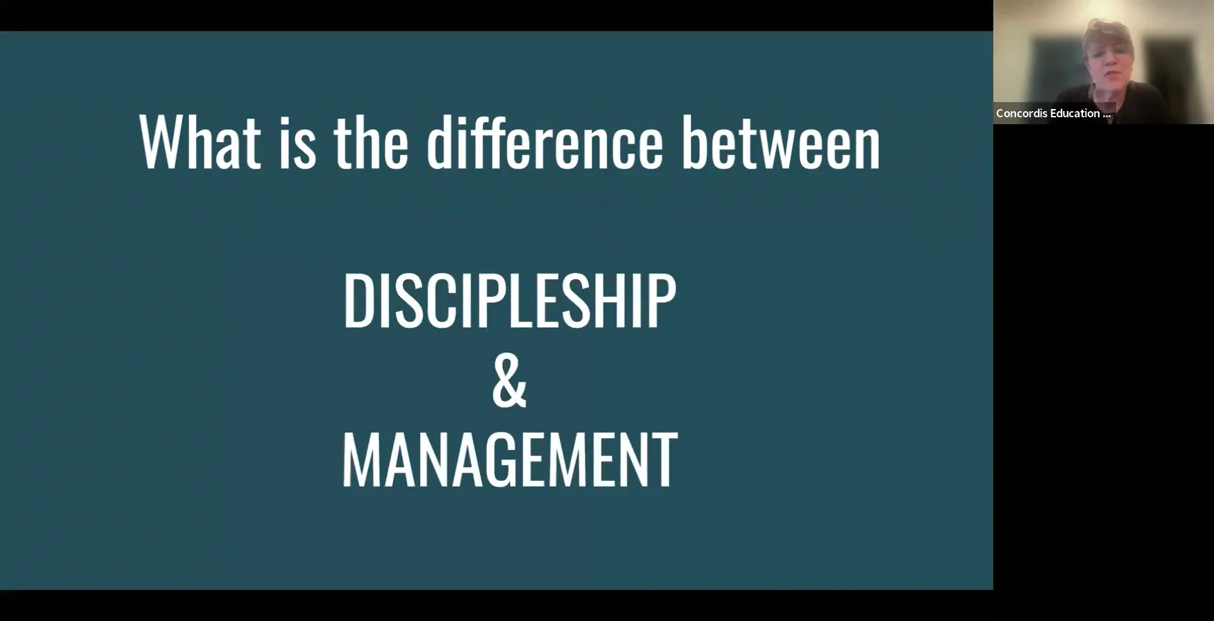 Classroom Discipleship Workshop on Vimeo
