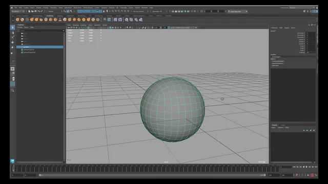 Making a Spherical Quad Ball in Maya