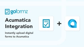 GoFormz Mobile Forms - Marketplace | Acumatica Cloud ERP