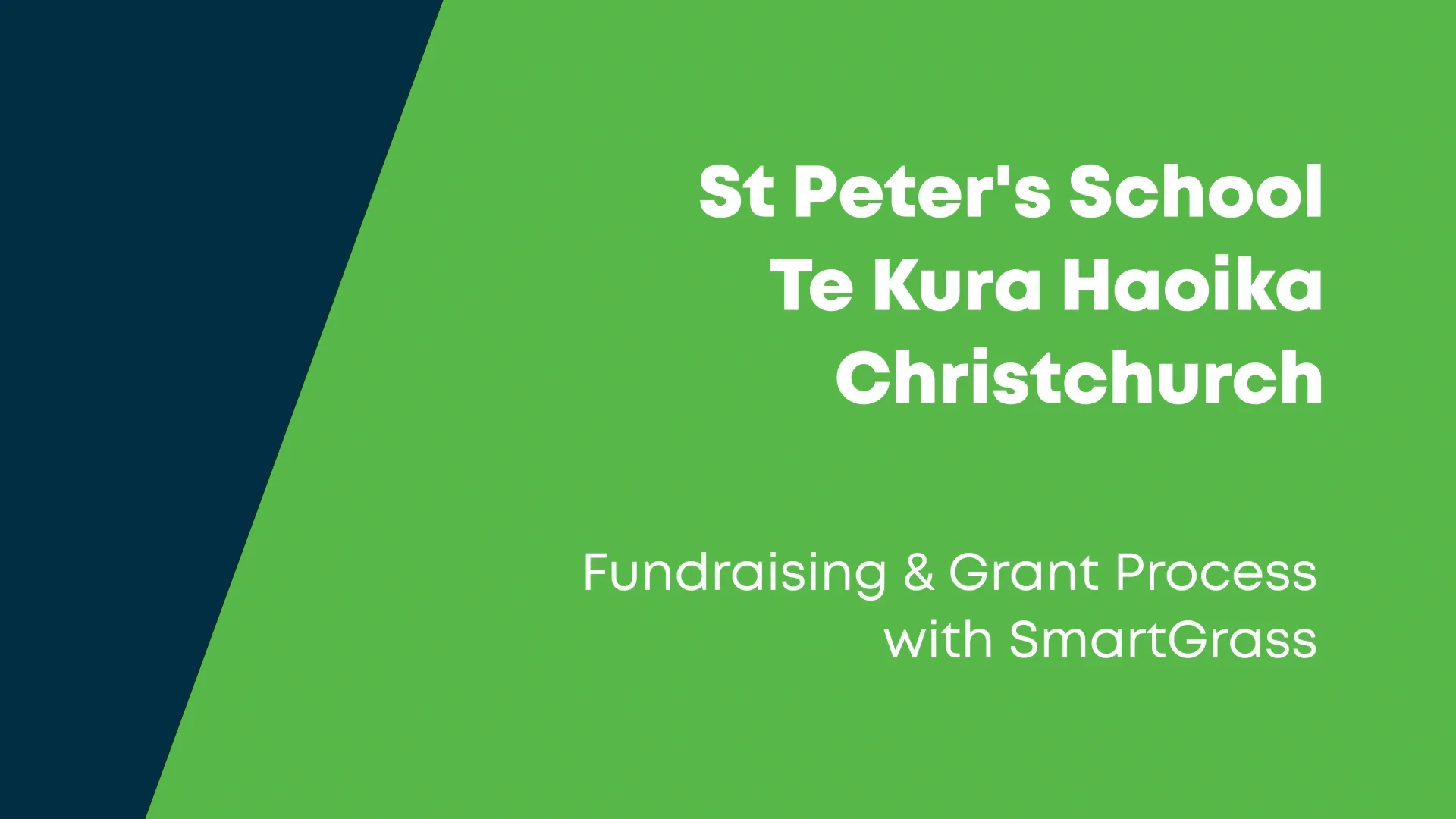 St Peters School Te Kura Haoika Christchurch - fundraising & grant ...
