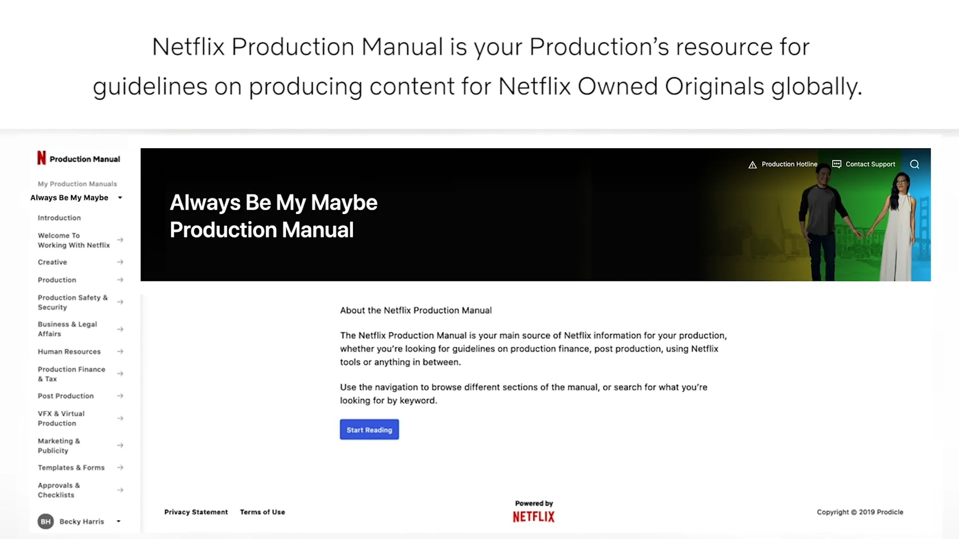 Netflix Production Manual