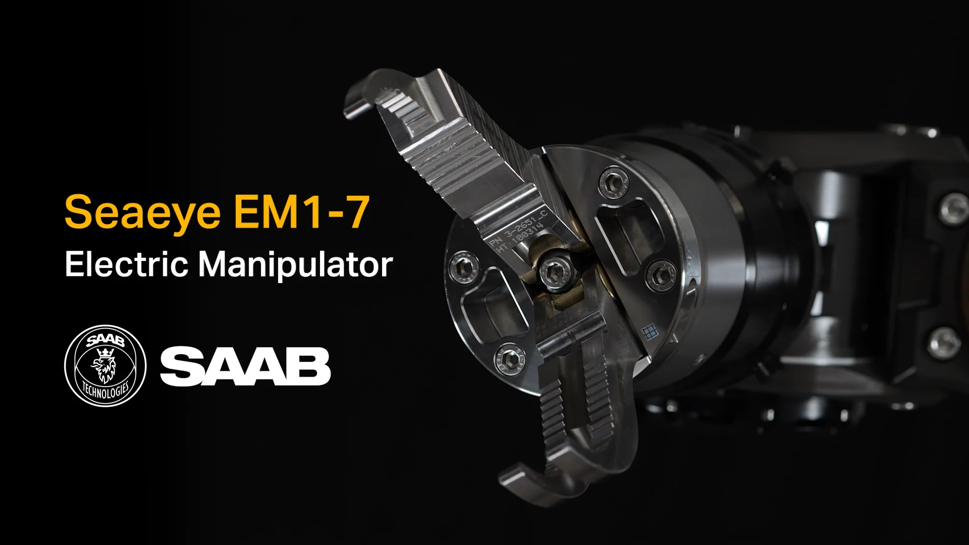 Seaeye EM1-7 - Electric Manipulator on Vimeo