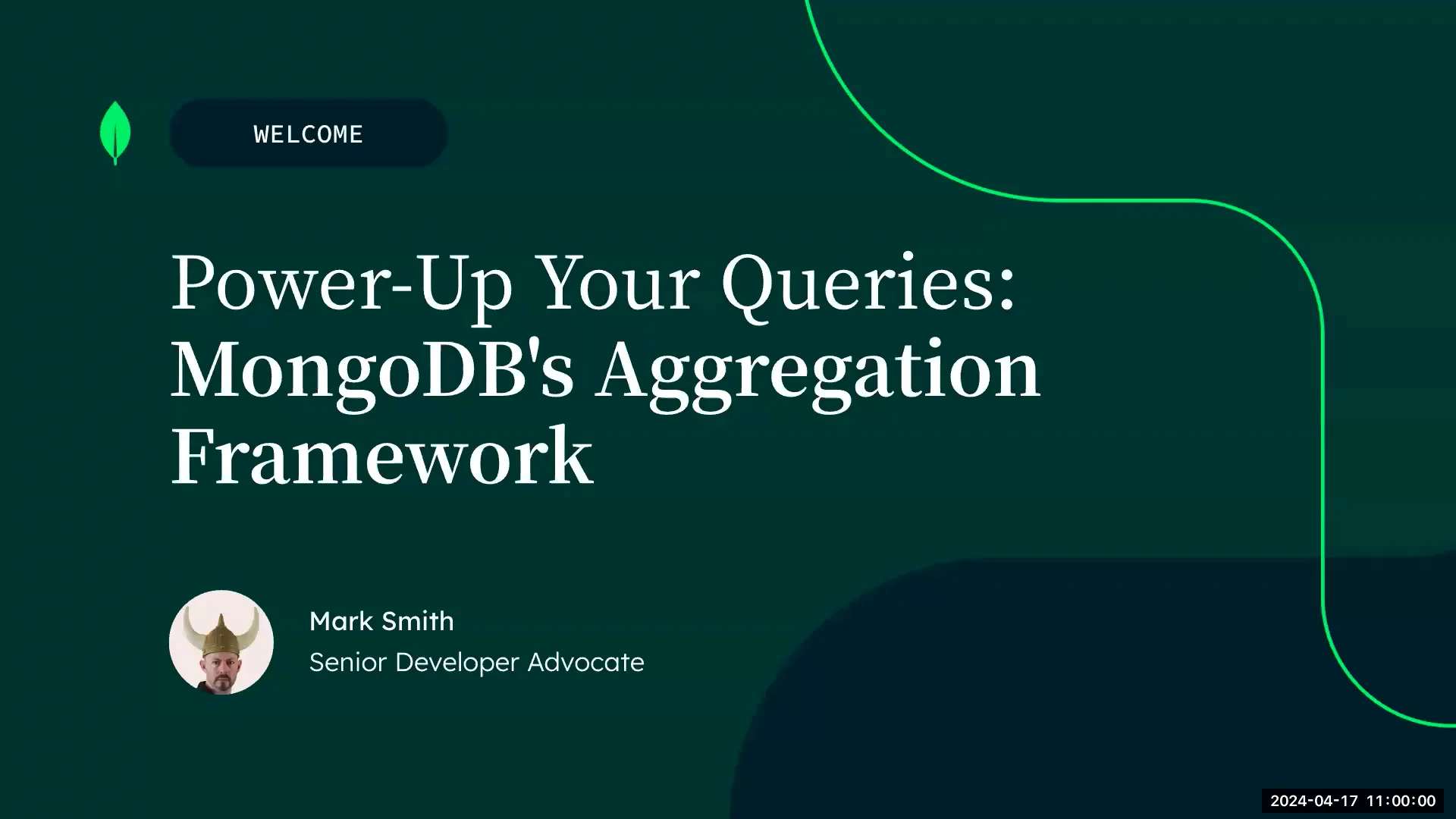 Power-Up Your Queries: MongoDB's Aggregation Framework (Python) on Vimeo